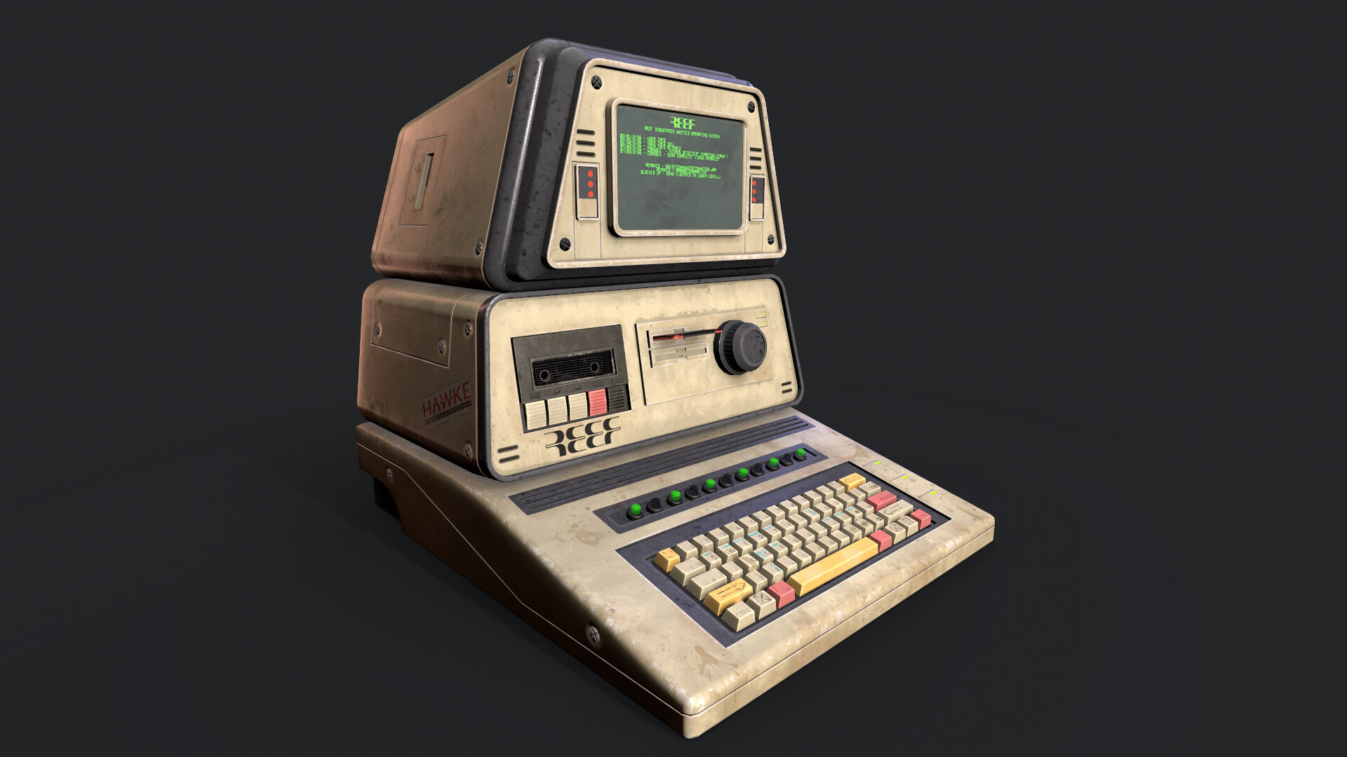 ArtStation - Retro Futuristic Computer Terminal