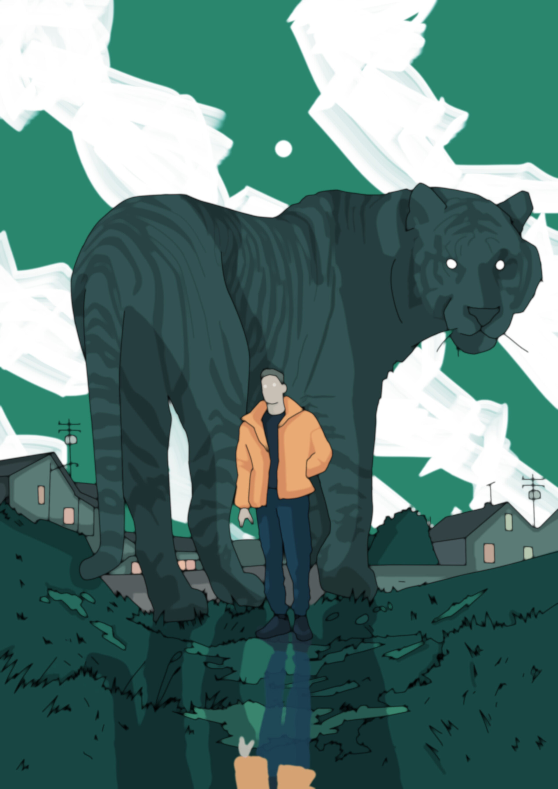 Ryan Thompson. - Tiger (Quick Sketch)