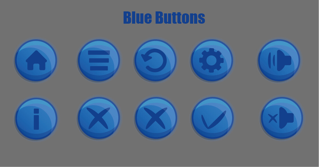 ArtStation - Blue Button