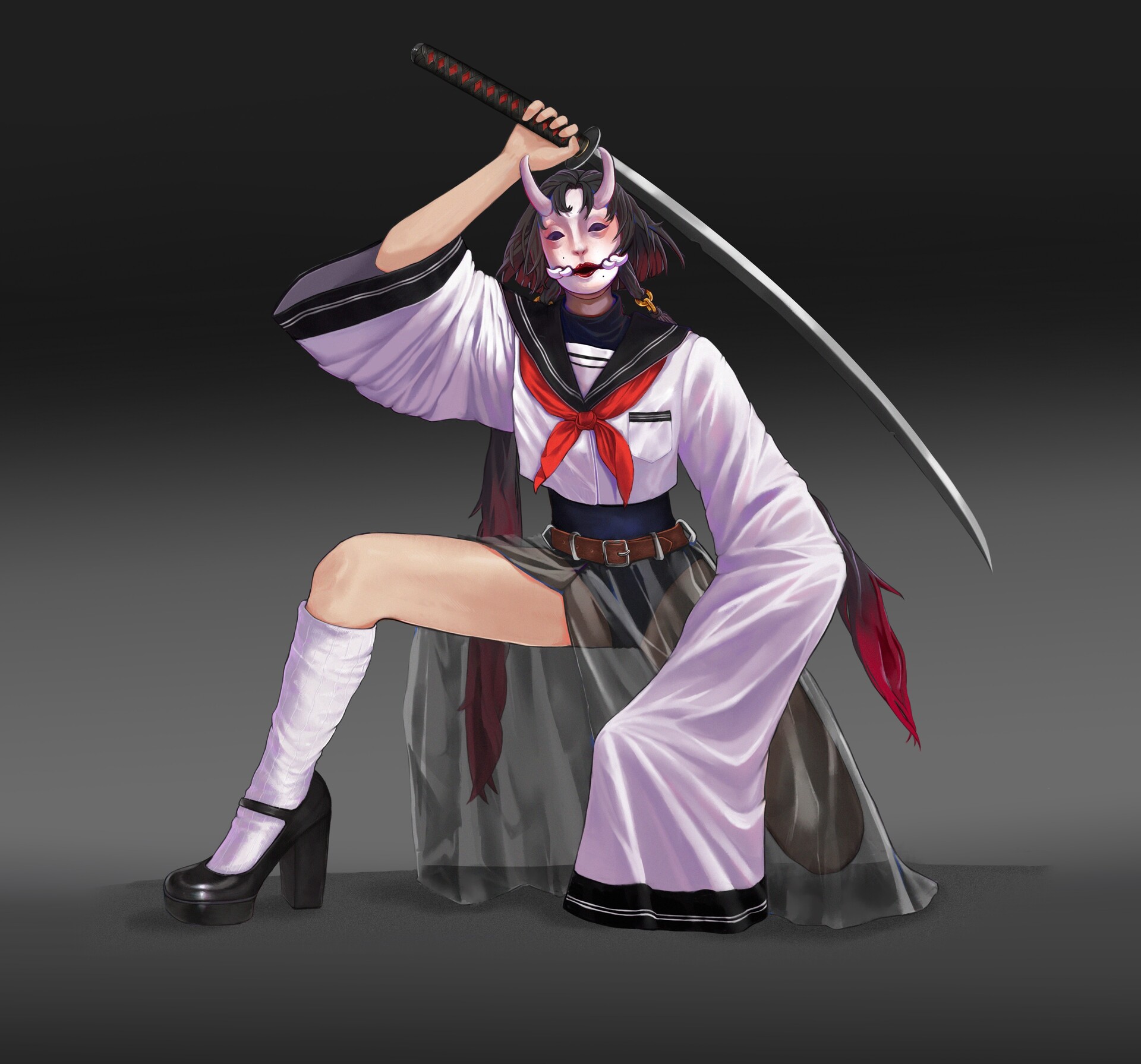 ArtStation - Japanese sword
