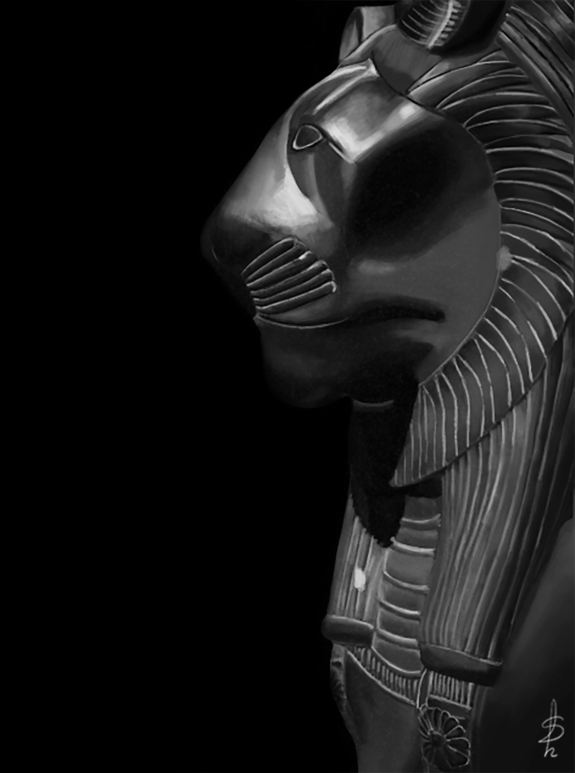 ArtStation - Sekhmet statue