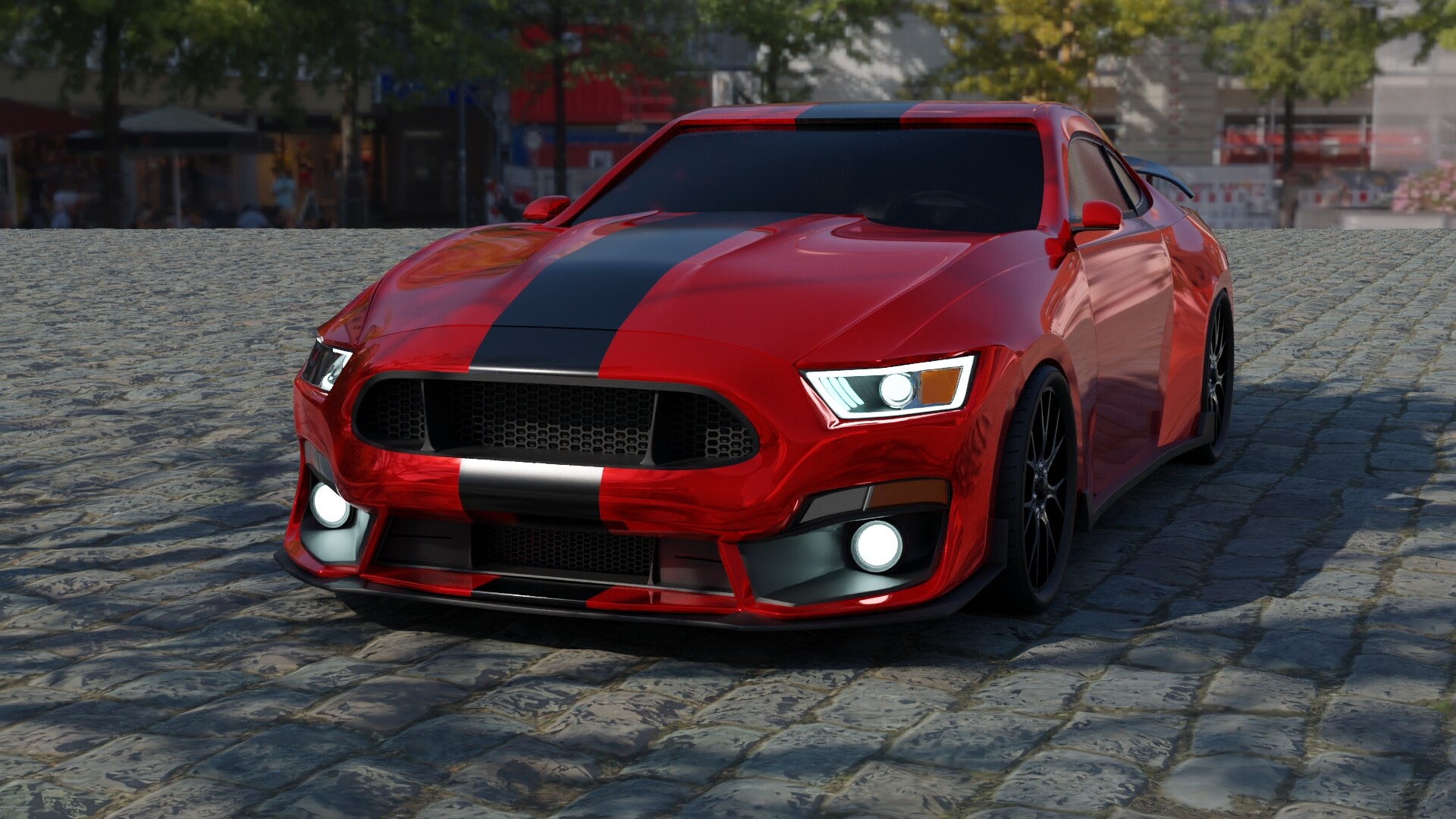 ArtStation - Mustang GT