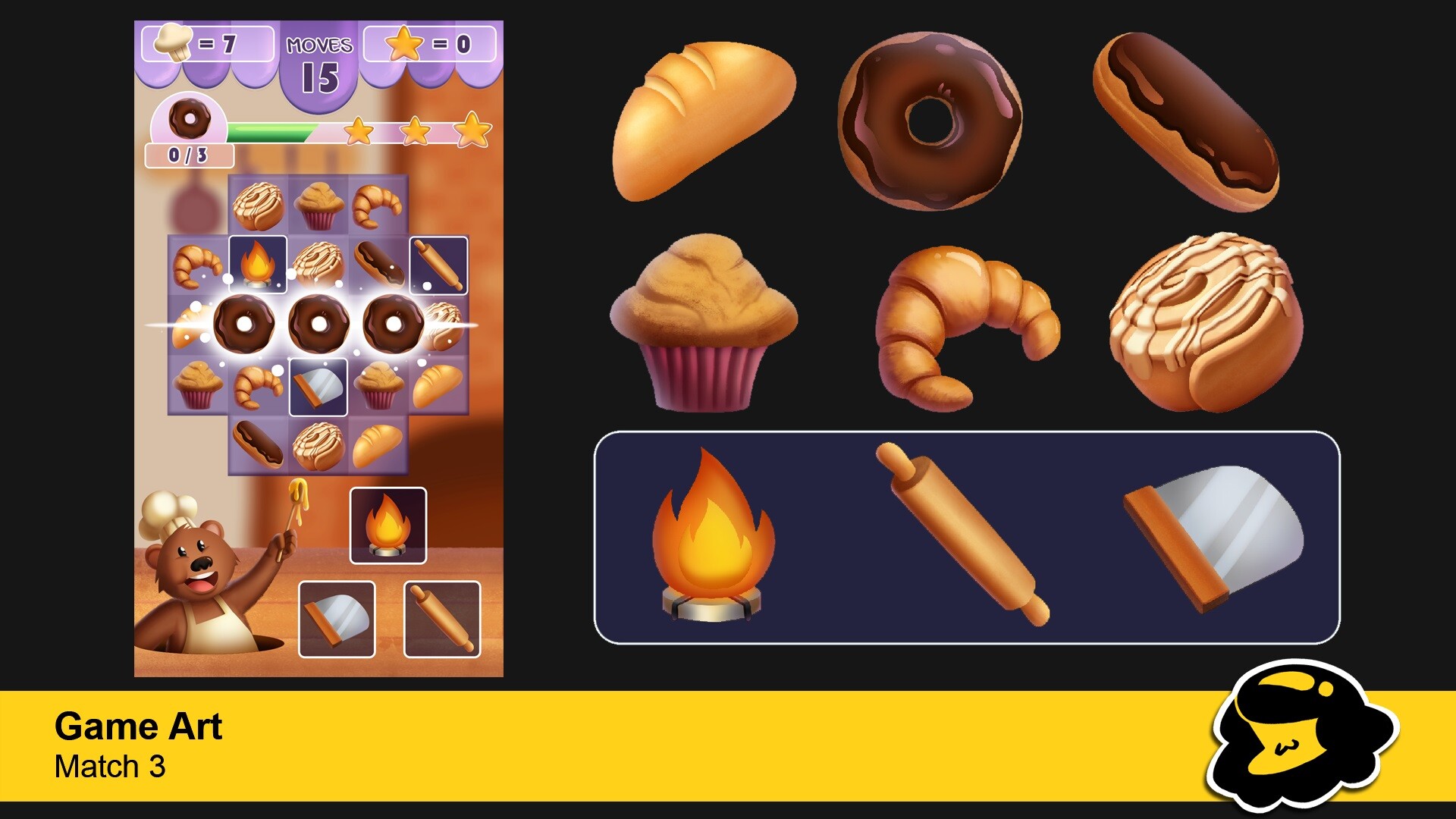 ArtStation - Game Art - Match 3