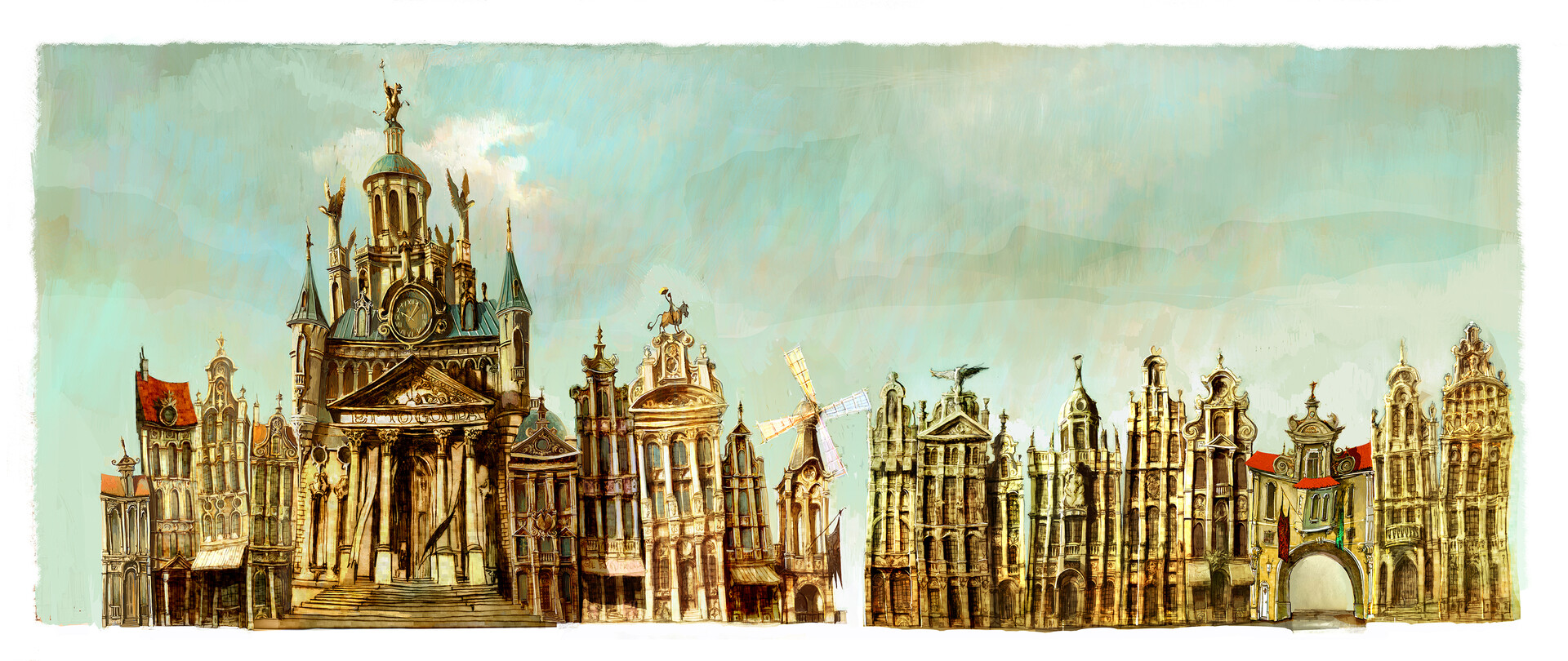 August Hall - Concept Art