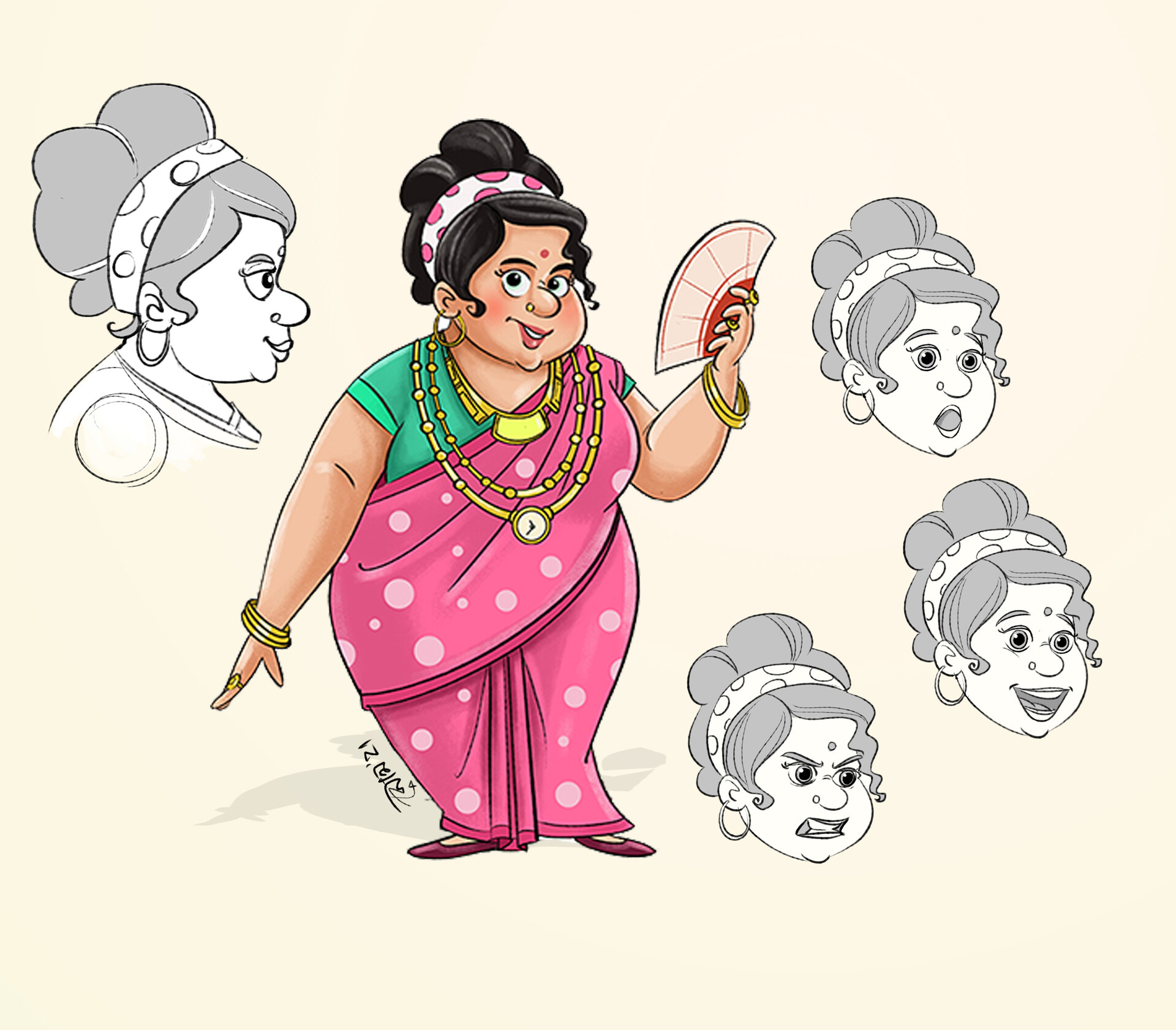 ArtStation - Negative female character