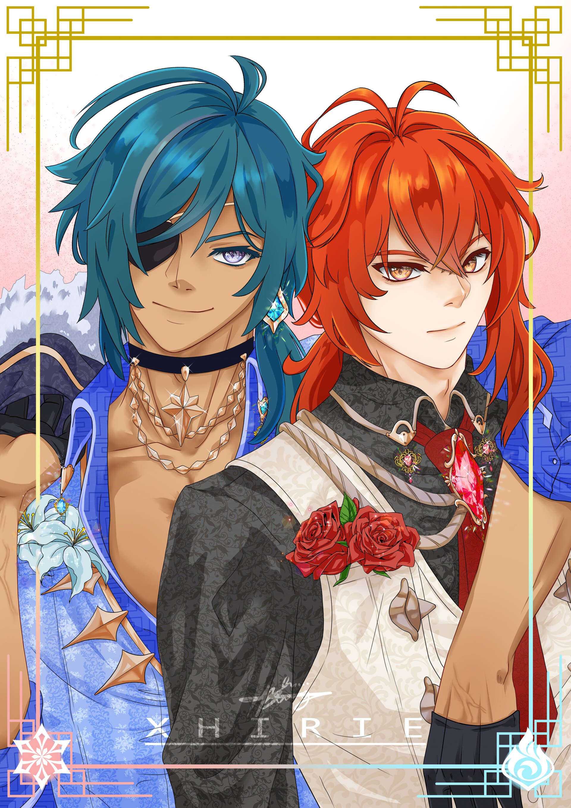 ArtStation - GI - Kaeya and Diluc