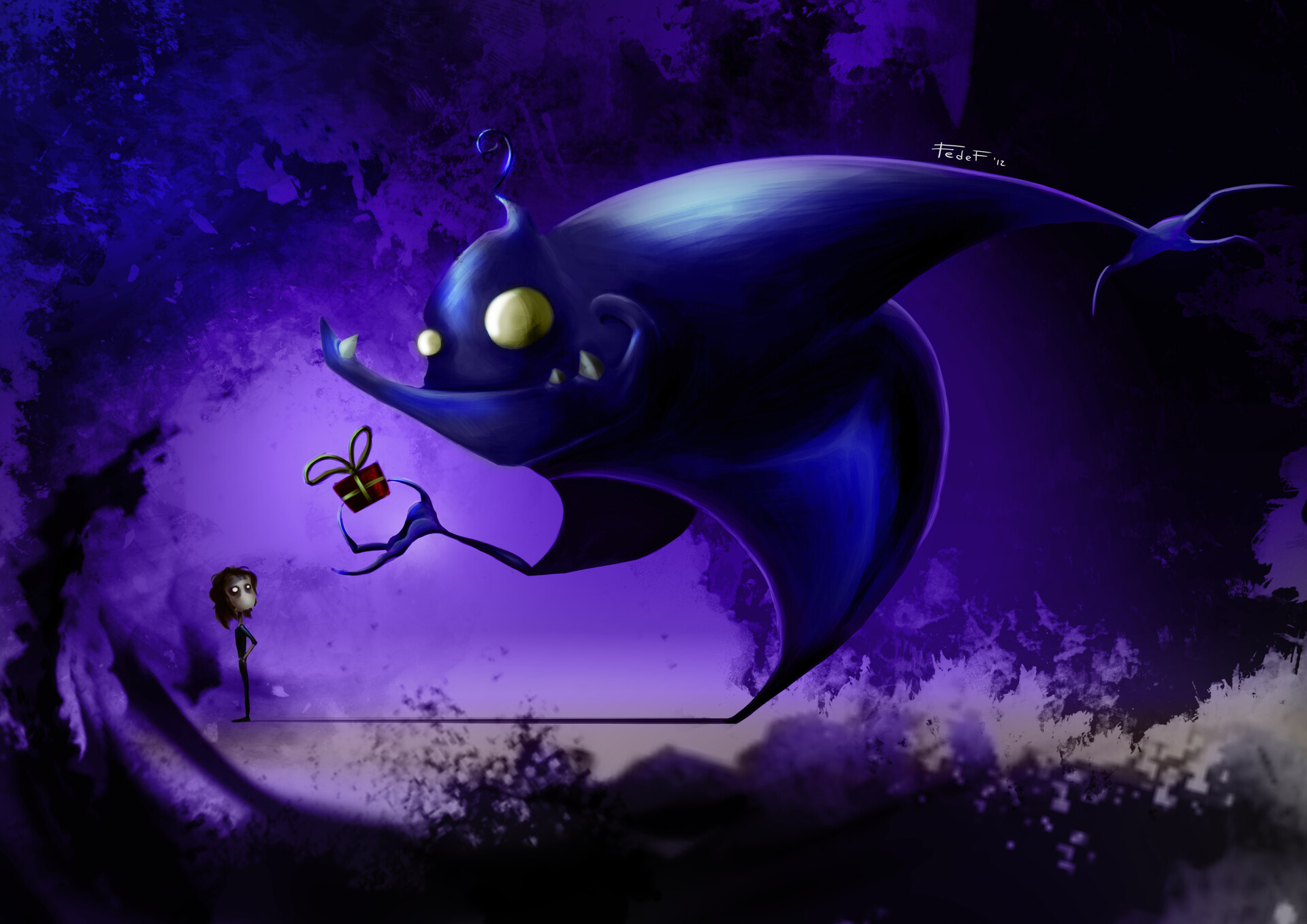 ArtStation - Me and my gothic shadow