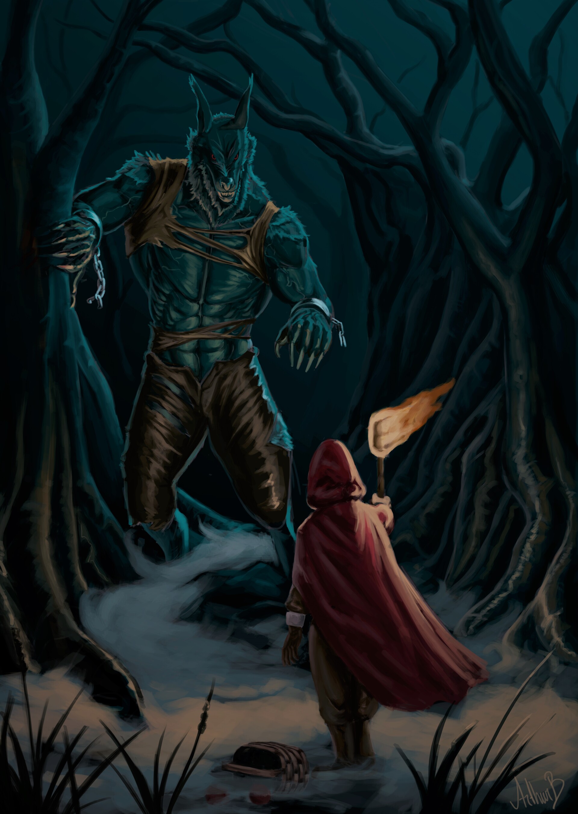 ArtStation - werewolf