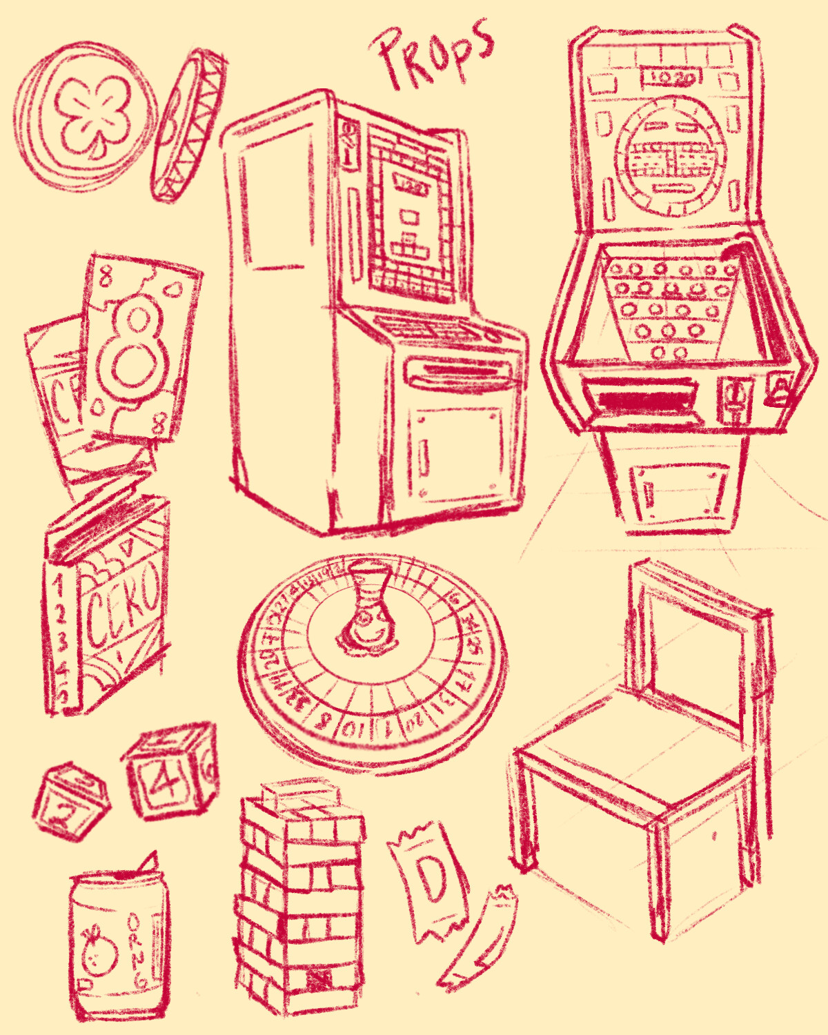 ArtStation - Lucky Joe Props