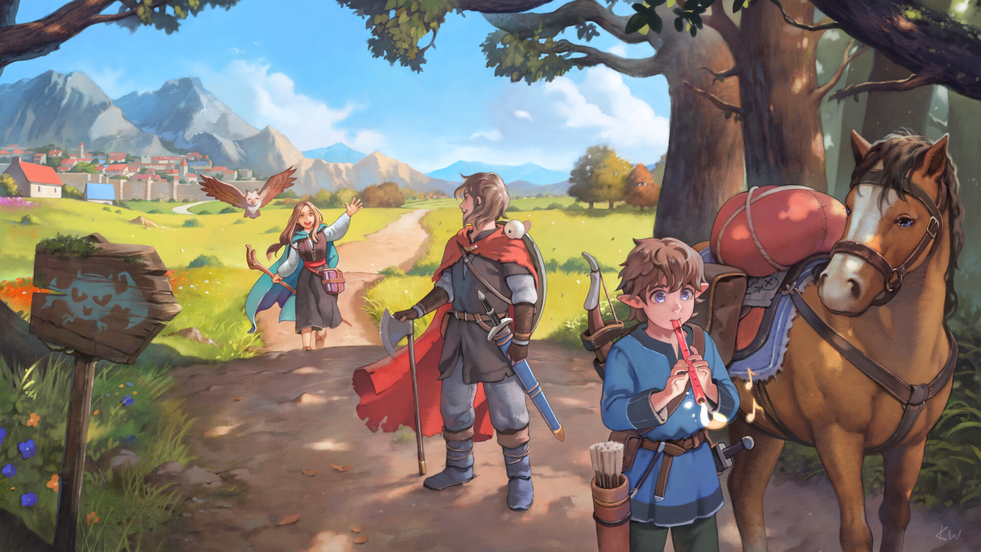 ArtStation - "Adventurers" by Albert Weand (commission)