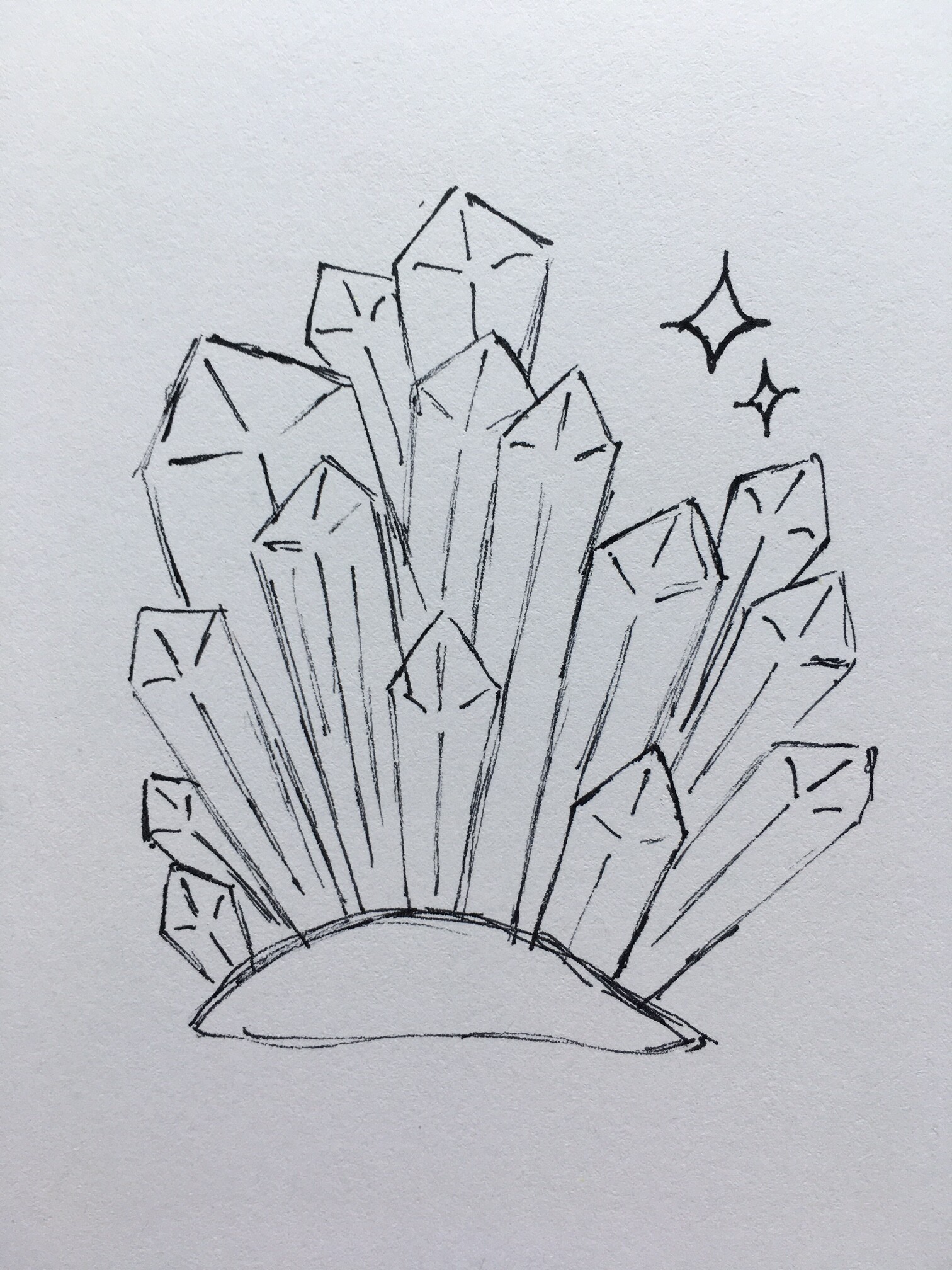 Fred Johnson - Inktober 2021| 1. Crystal