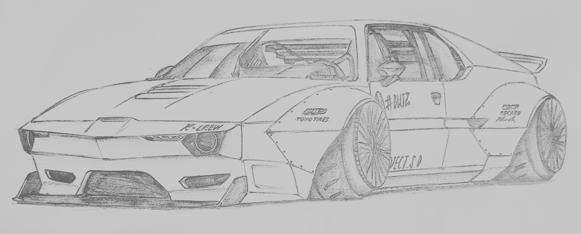 ArtStation - BMW M1 Wide Body Kit