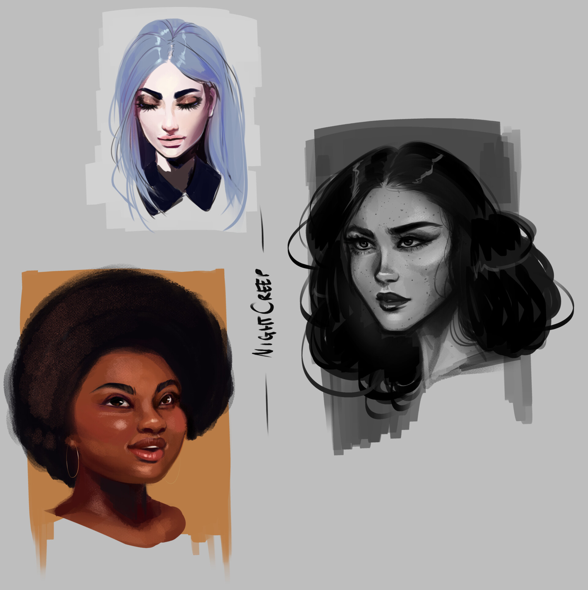ArtStation - face studies 9/30