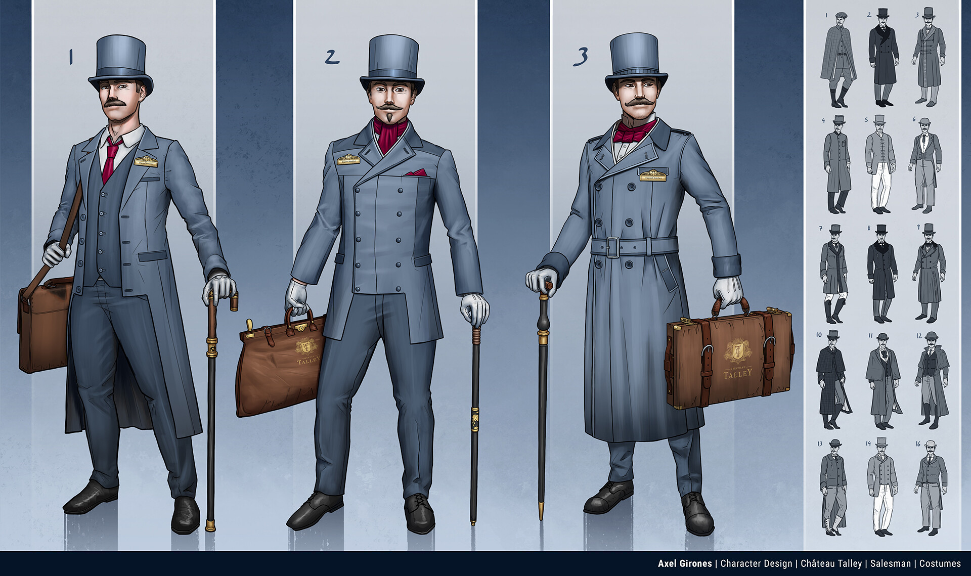 ArtStation - Character Design - Château Talley - Seller