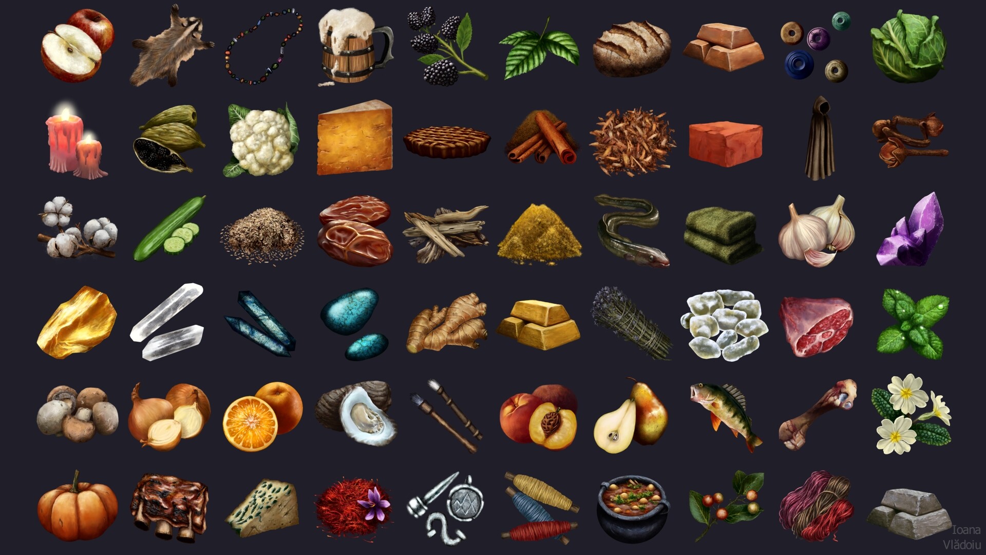 ArtStation - Inventory item icons