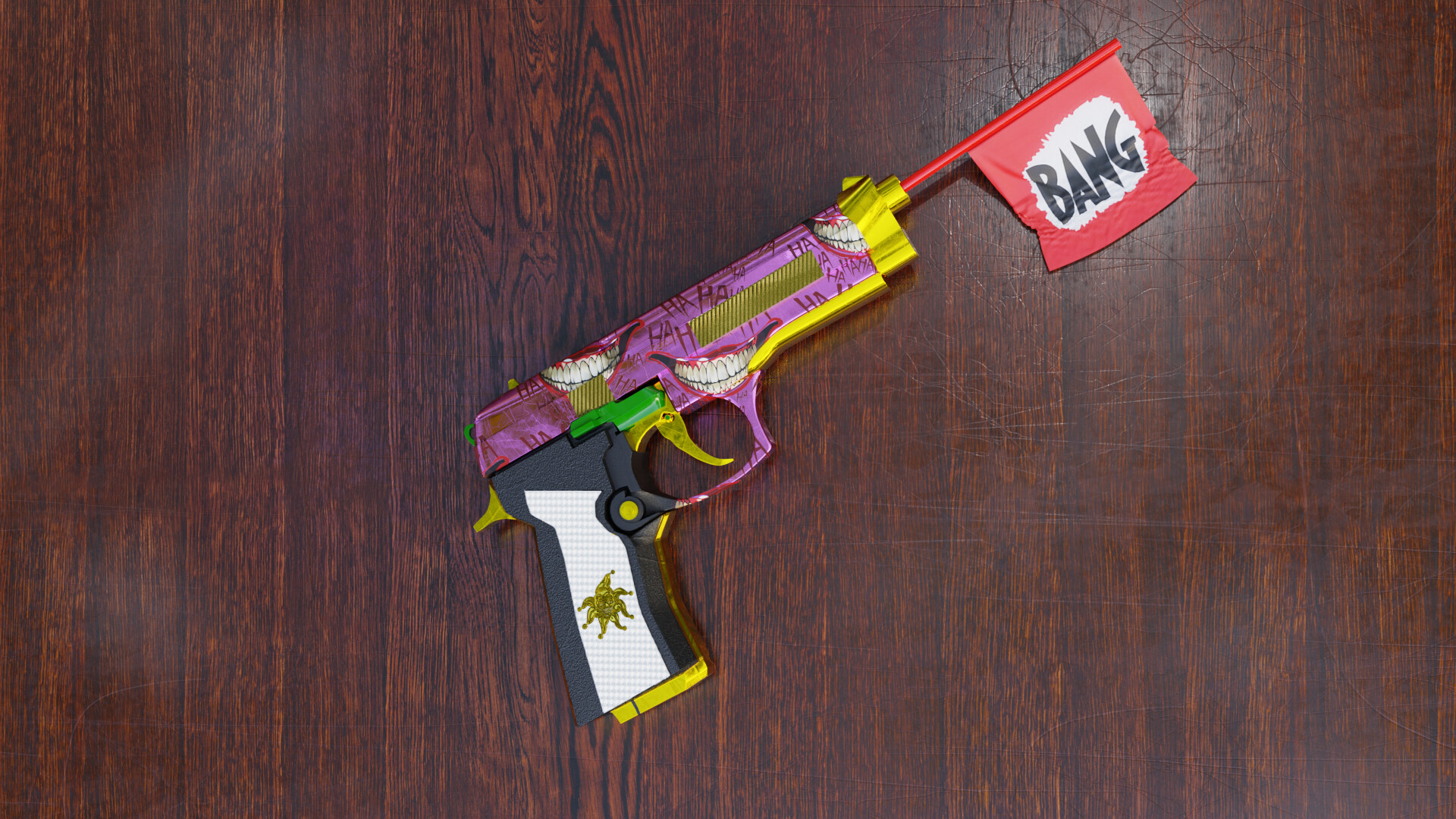 ArtStation - Joker Based gun