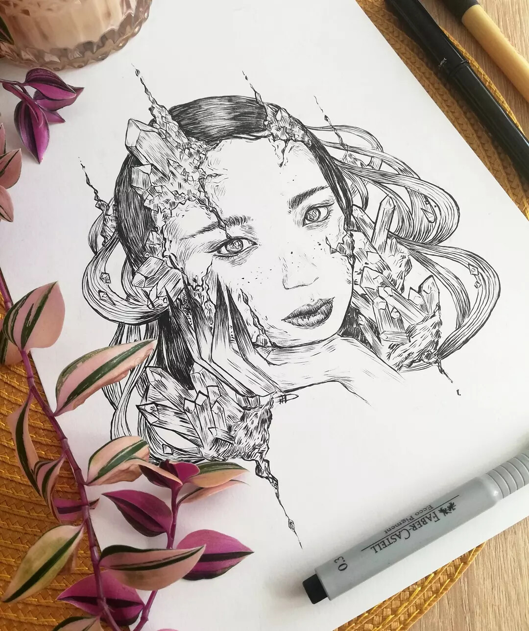 Aga Pilot - Inktober 2021 - Crystal