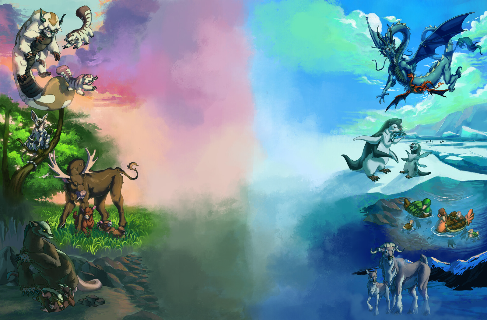 Fernanda Adami - ELEMENTS ATLA Fanzine -- Spread Page