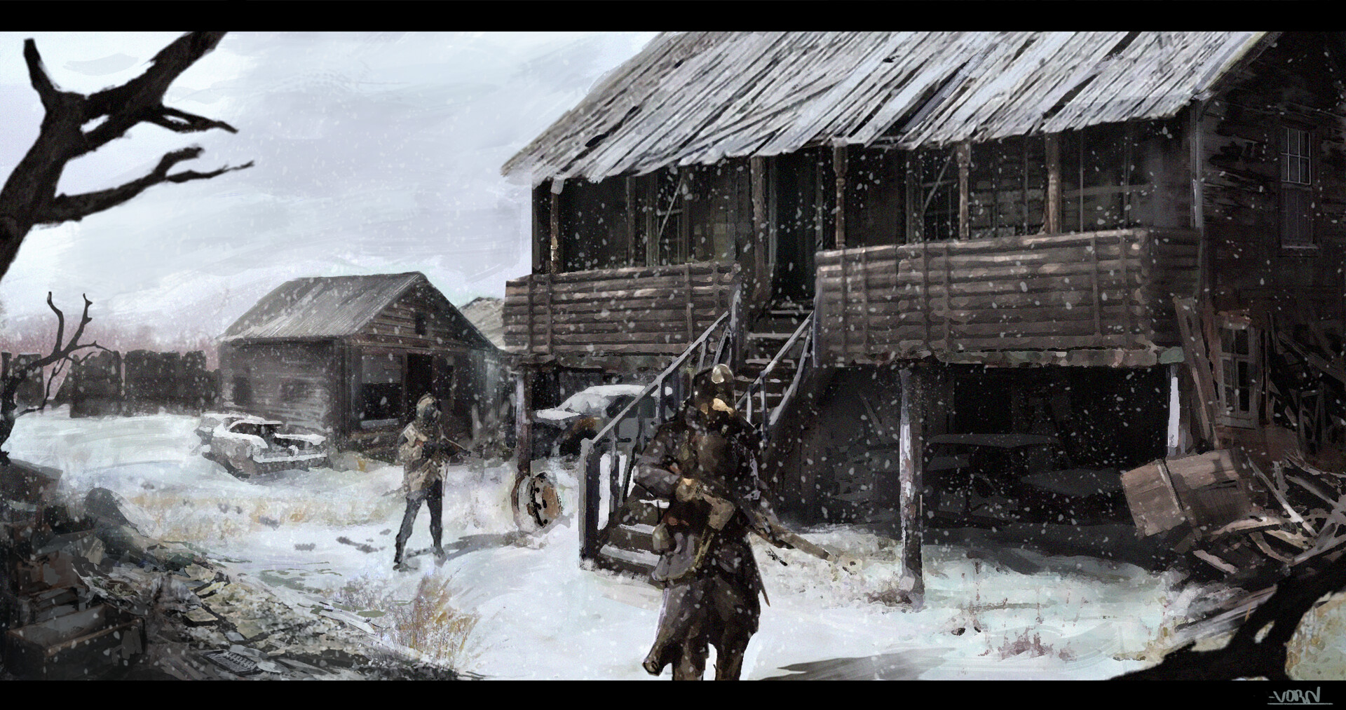 ArtStation - Abandoned Village