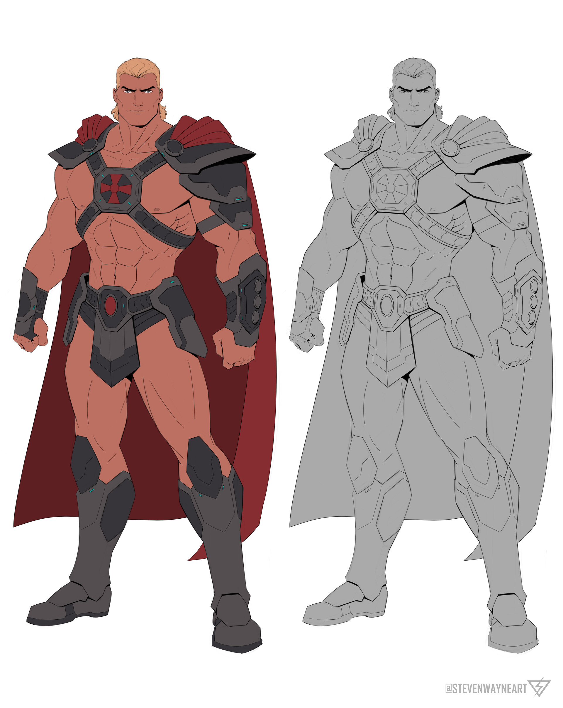 Steven-Wayne Ellison - HE-MAN Redesign