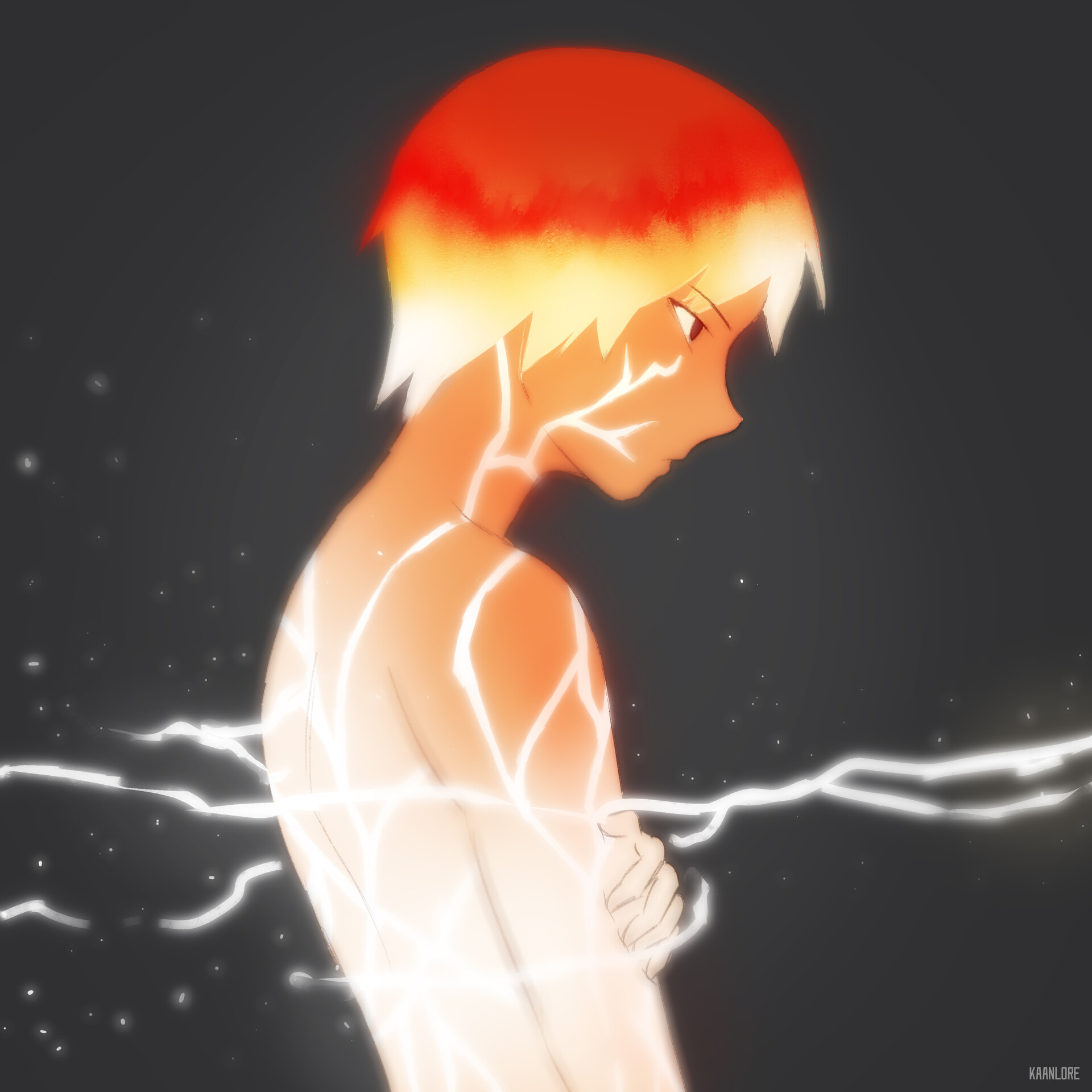 ArtStation - Burning inside