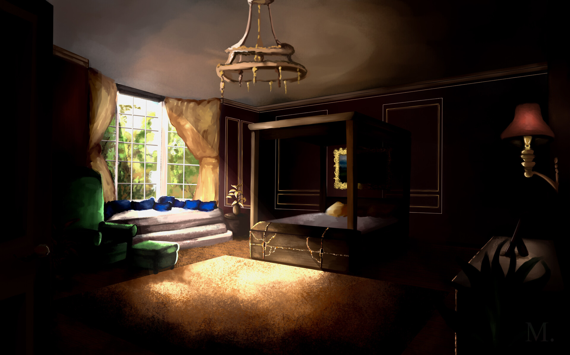 ArtStation - Ewan's Room.