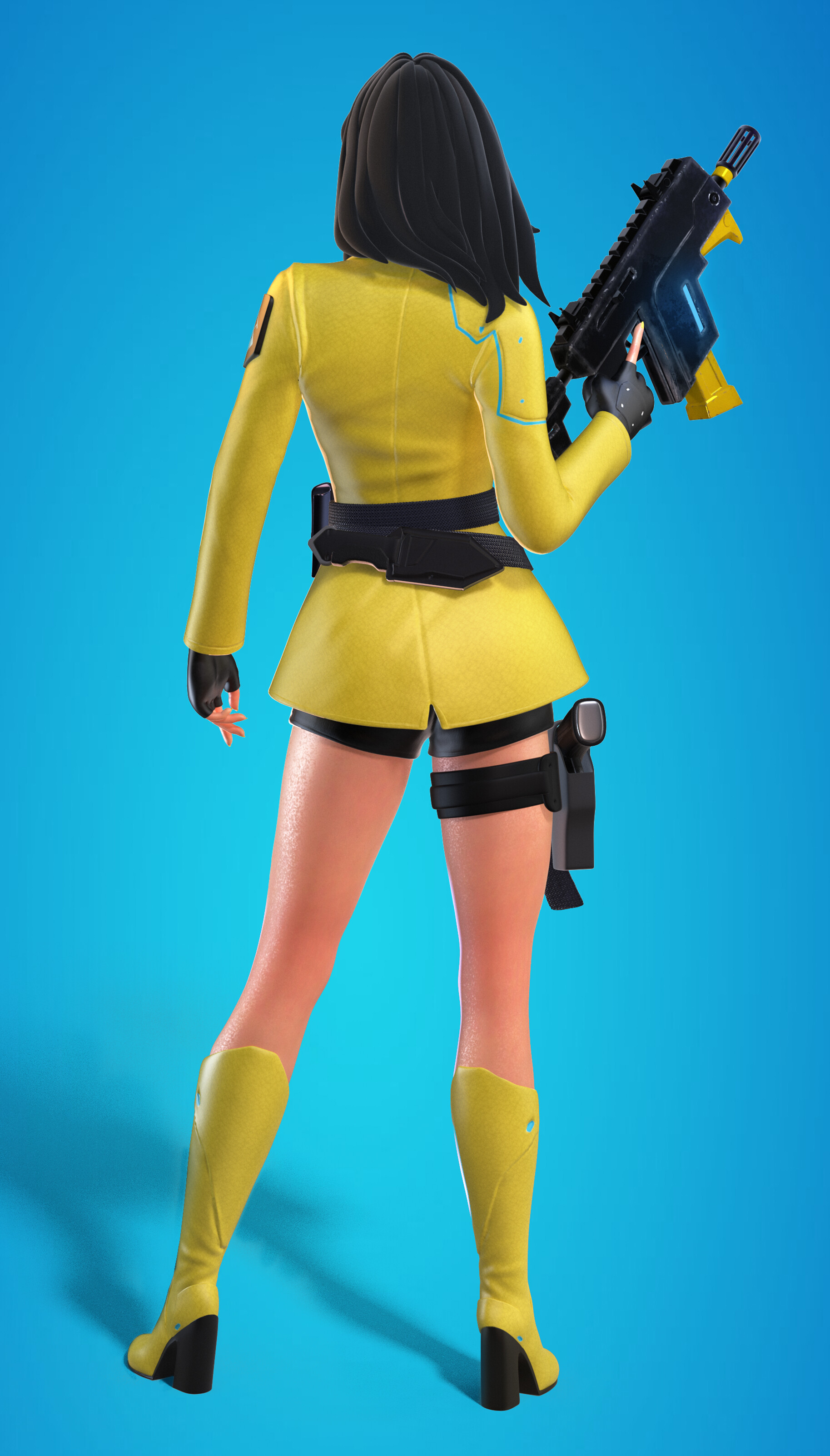 Anastasiia Bilusiak - Yellow Jacket — Fortnite Fan Art