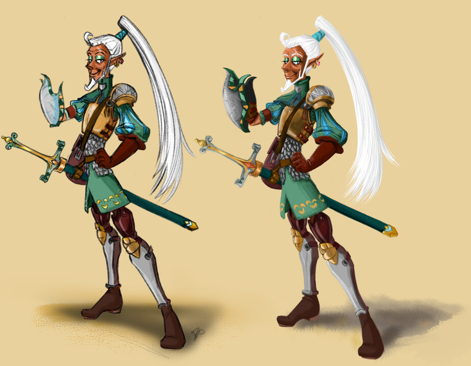Agathe Pouchet - Wilwarin, the jolly mercenary elf