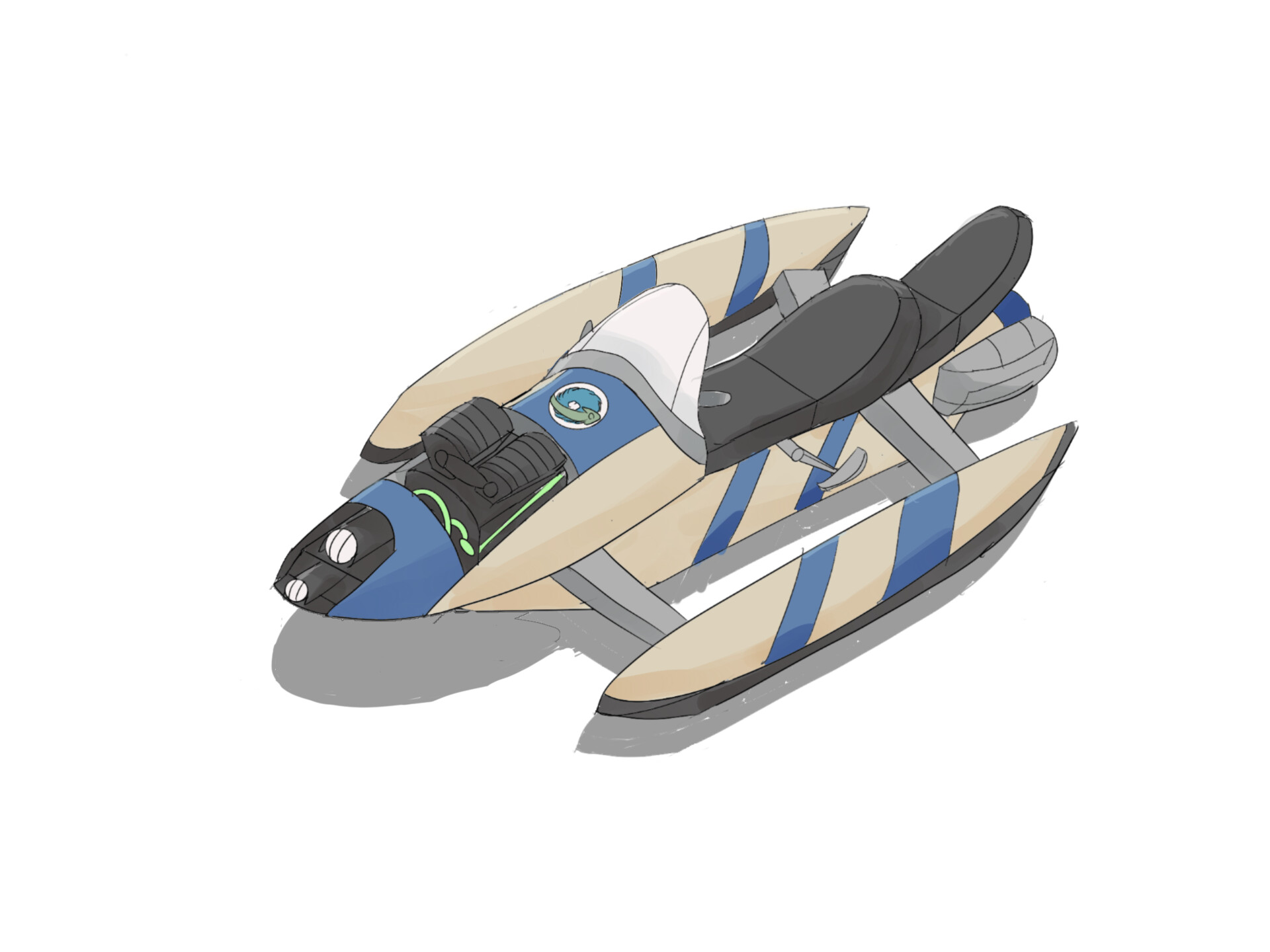 ArtStation - Hover Bike Vis Dev Start To Finish