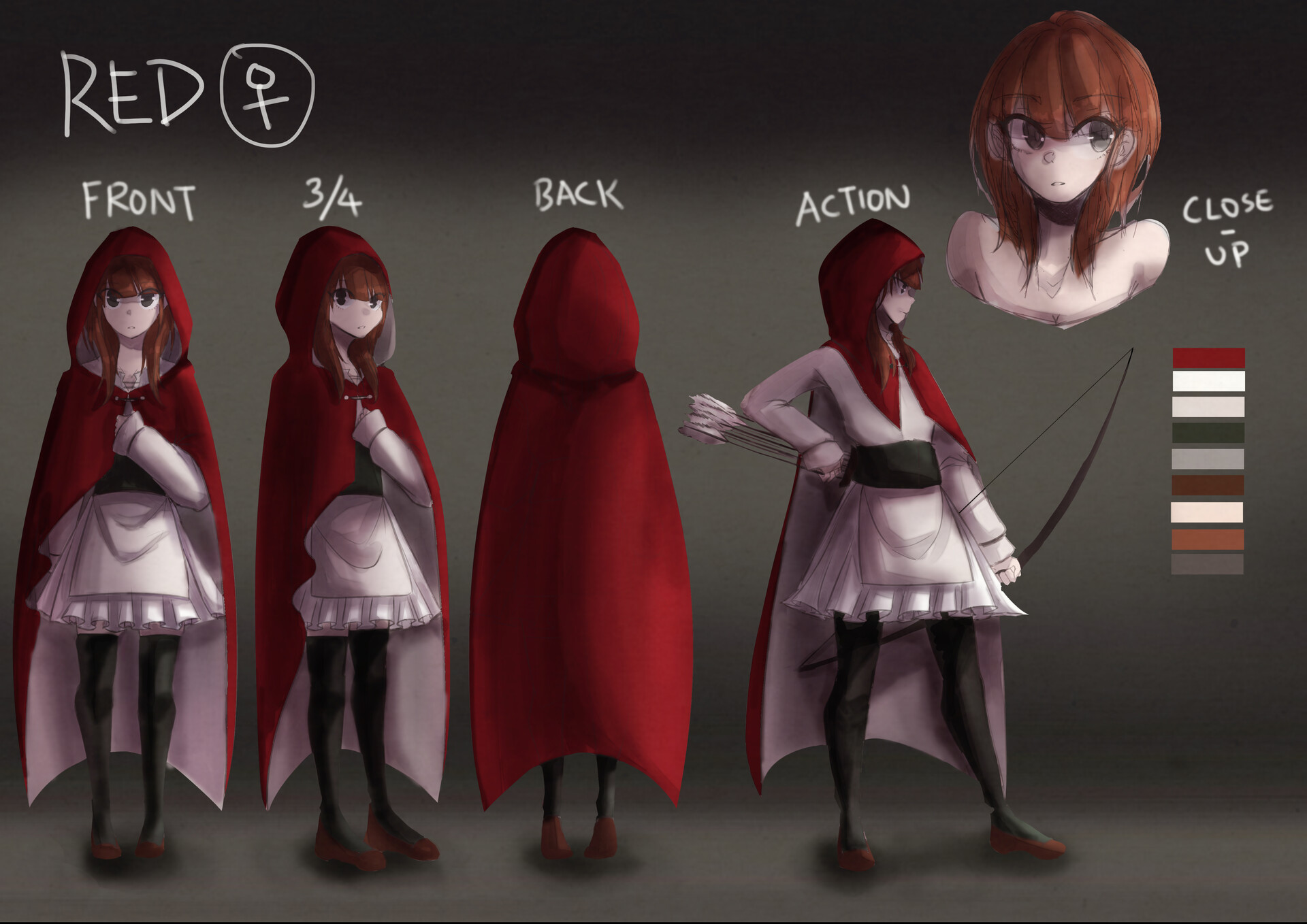 ArtStation - Character Design: Red