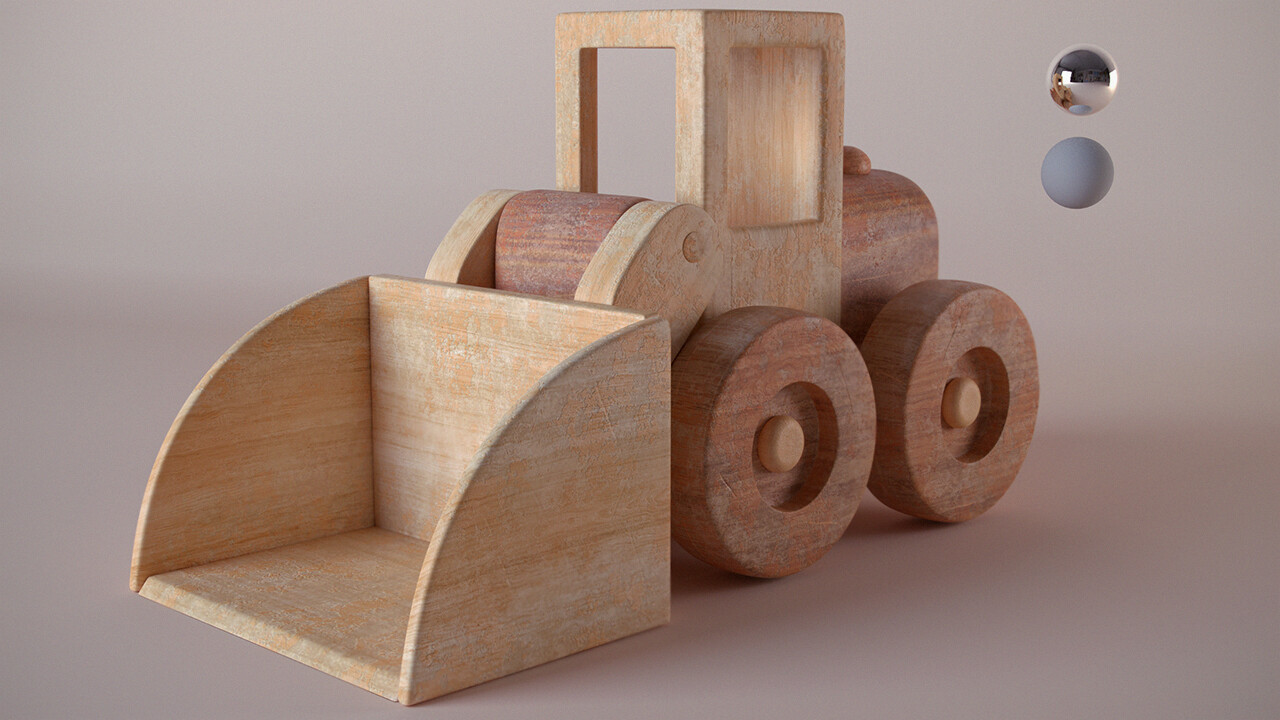 ArtStation - 3D Wooden Toy