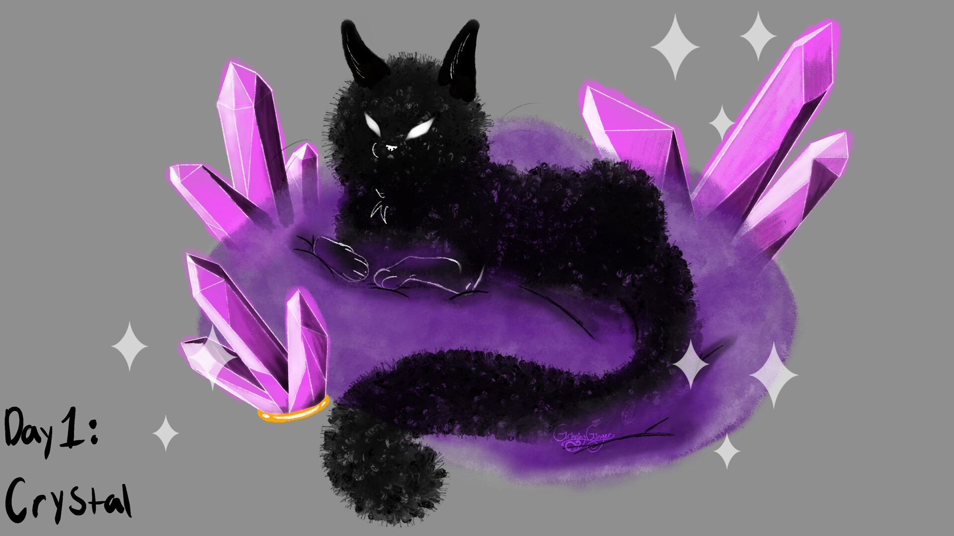 ArtStation - Crystal 2021 Inktober