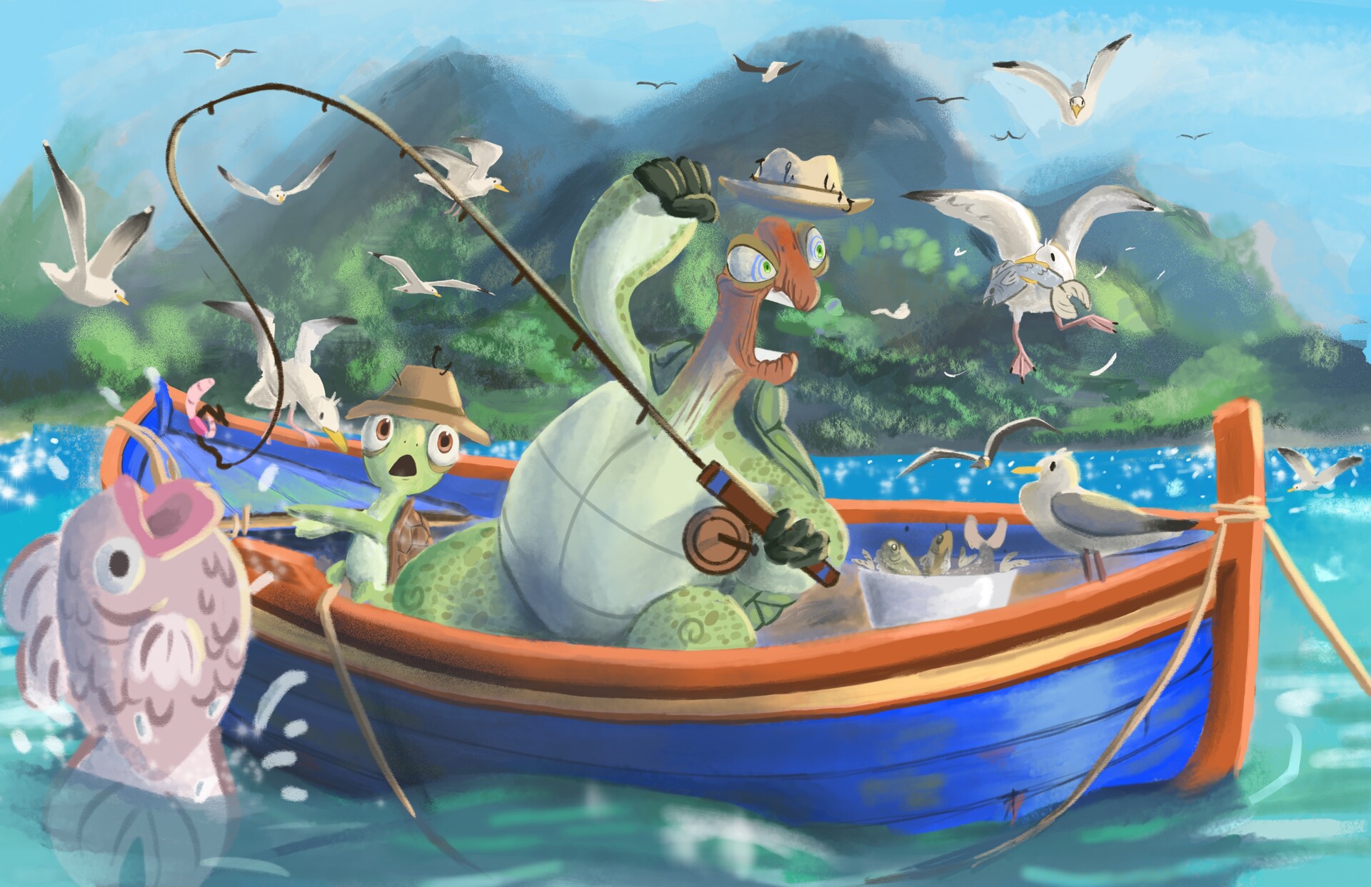 ArtStation - Fishing