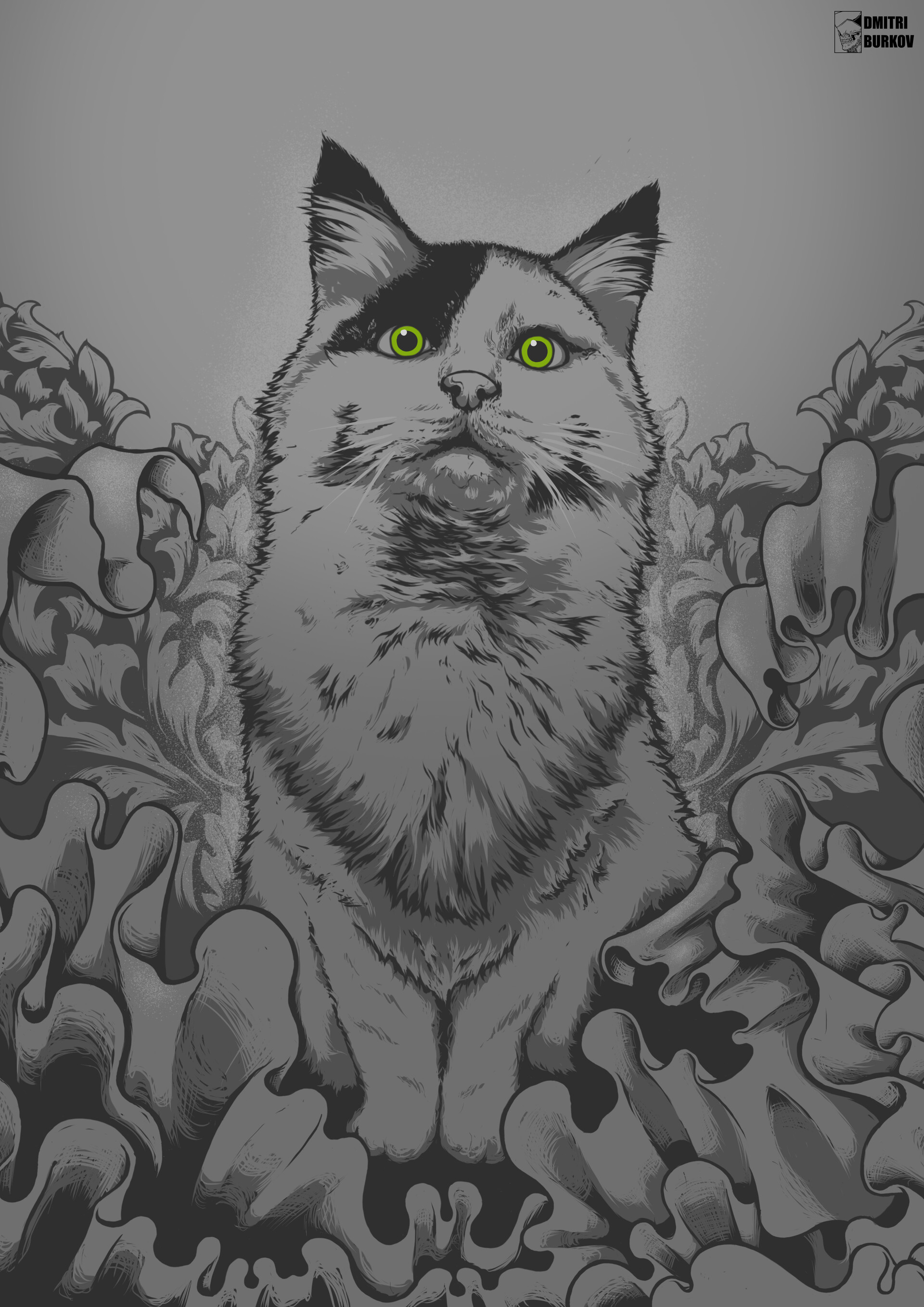 ArtStation - Cat, order from a friend