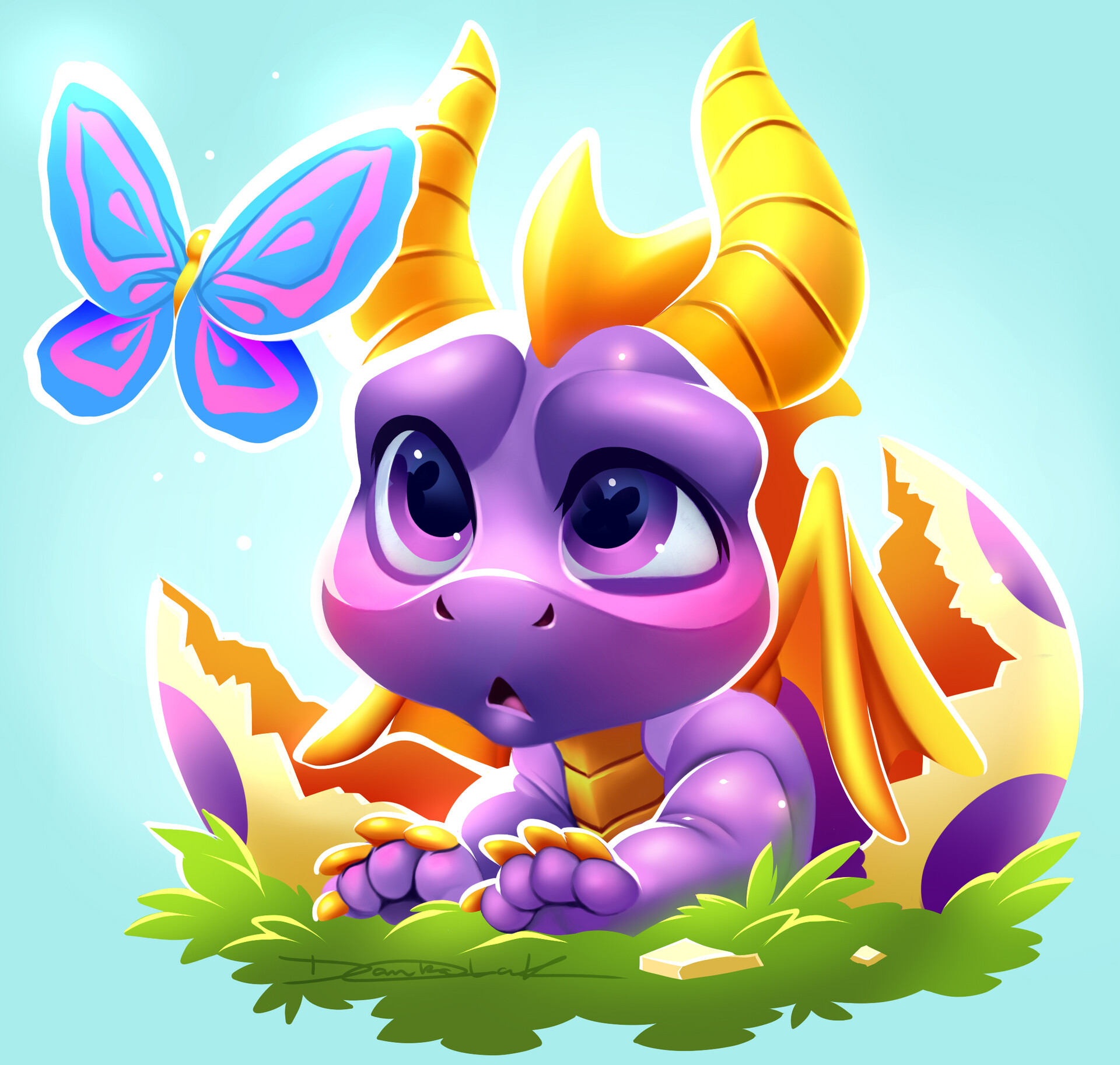 ArtStation - Baby Spyro