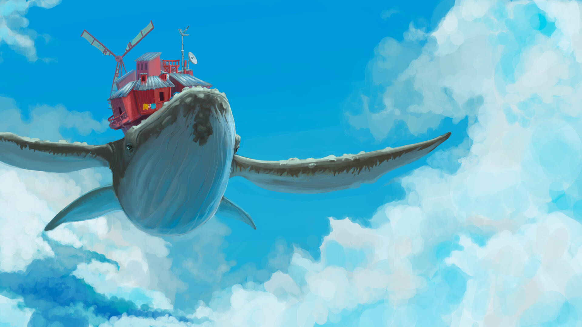 ArtStation - Flying fortress