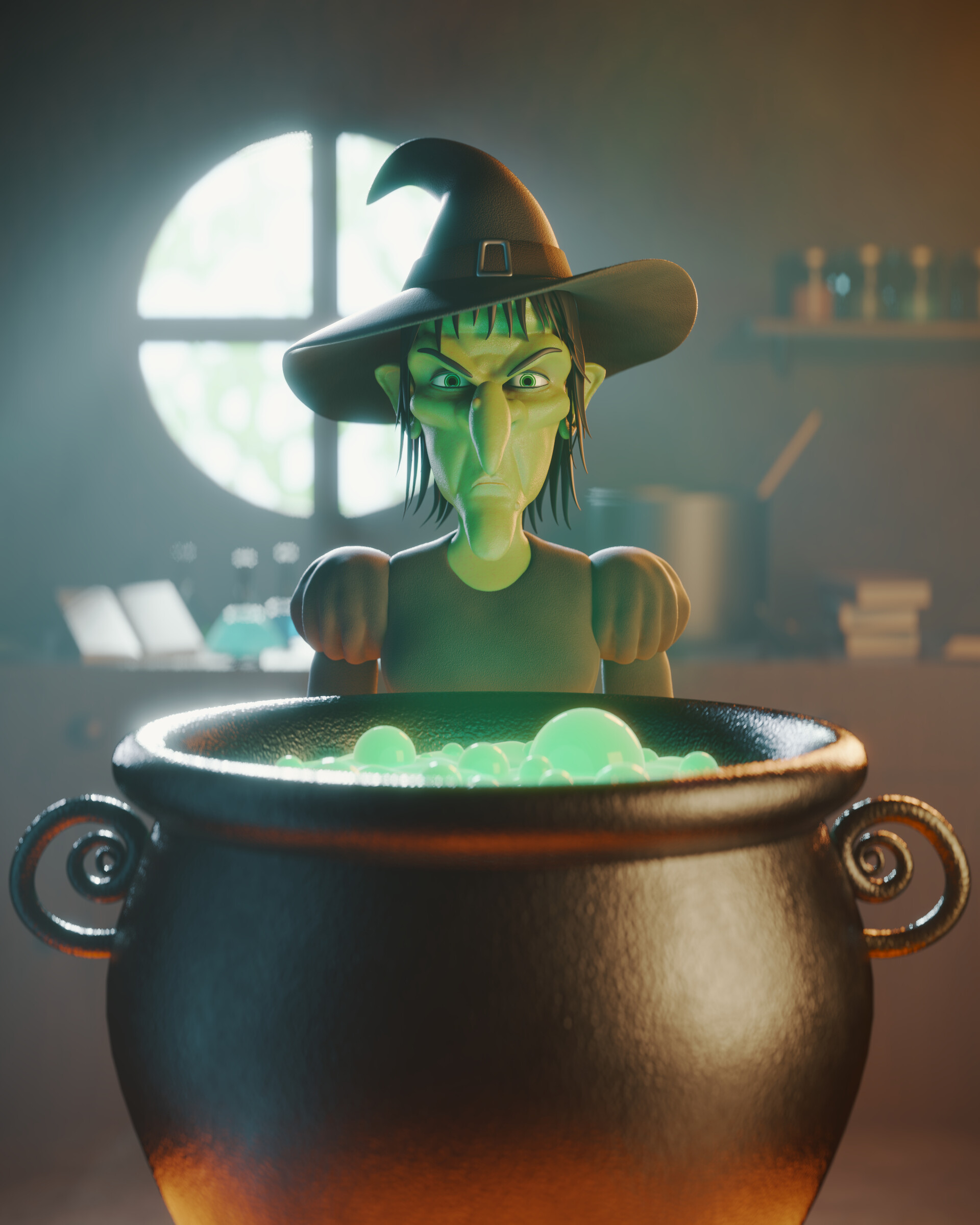 ArtStation - The Witch is cooking