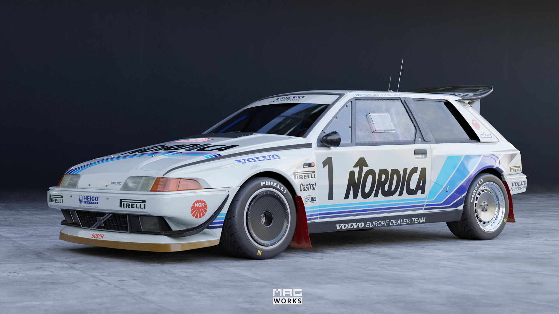 ArtStation - Volvo 480 Group B Rally '86