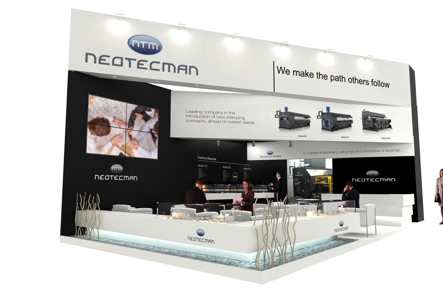 ArtStation - Trade show booth design and render - Neotecman