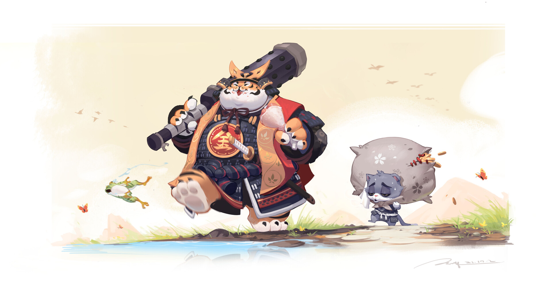 ArtStation - Sengoku Tiger