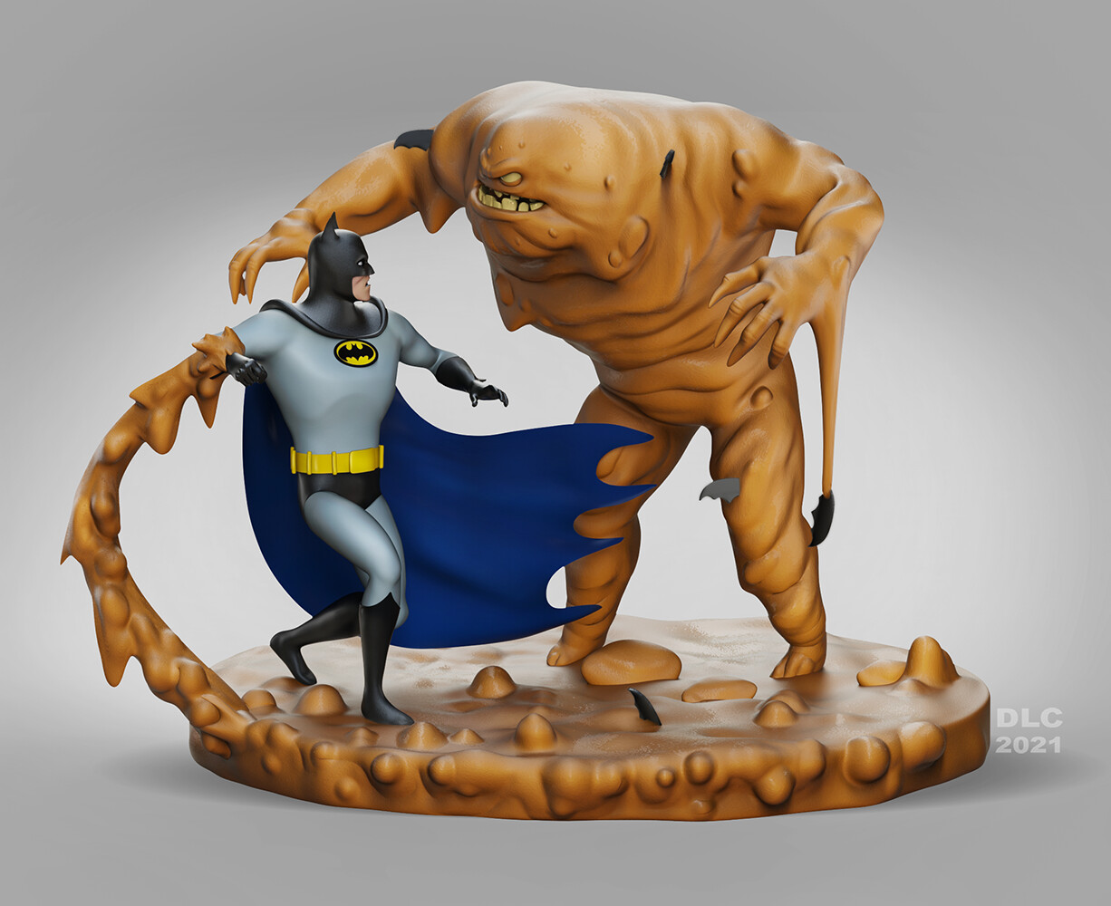 ArtStation - Batman vs Clayface