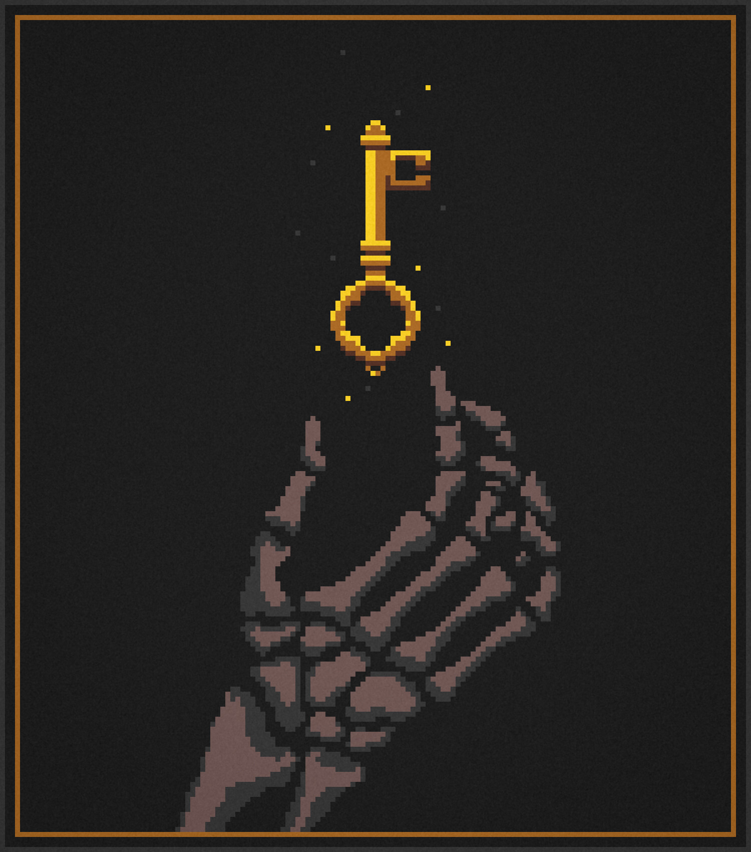 ArtStation - The Ancient Keymaster pixel art