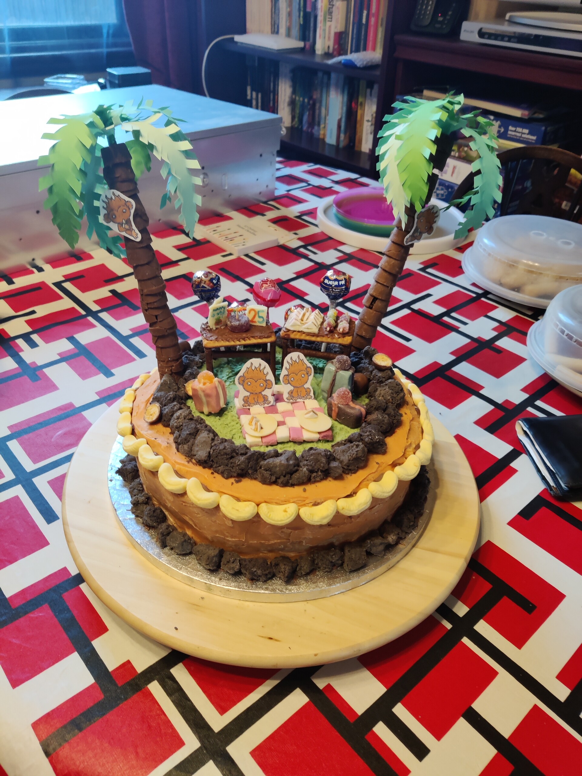 ArtStation - Flaming Monkey Cake