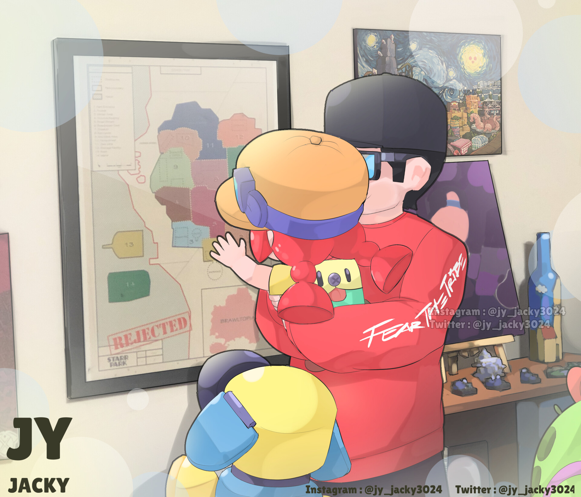 Jacky Yang - Cute fanart brawl stars