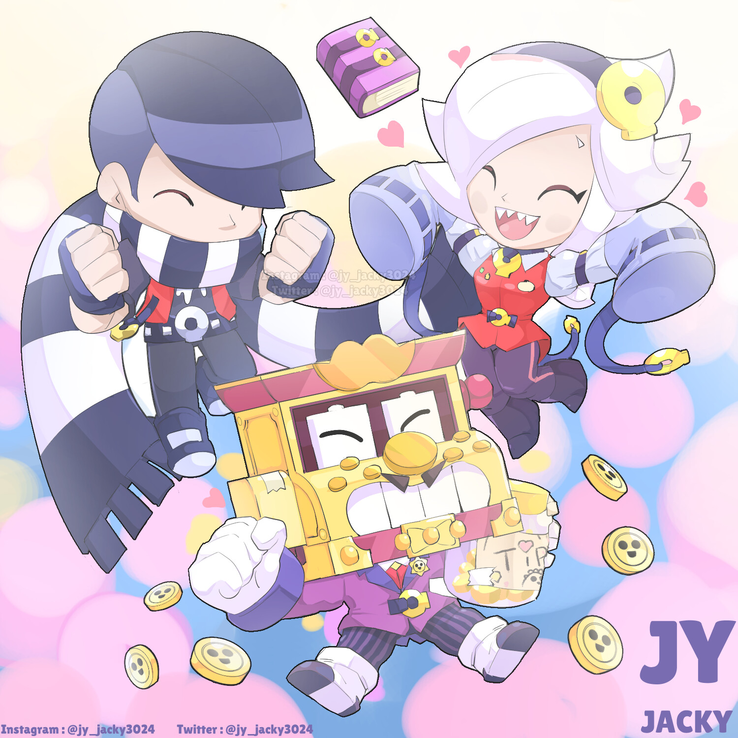 ArtStation - Cute Gift shop trio Fanart