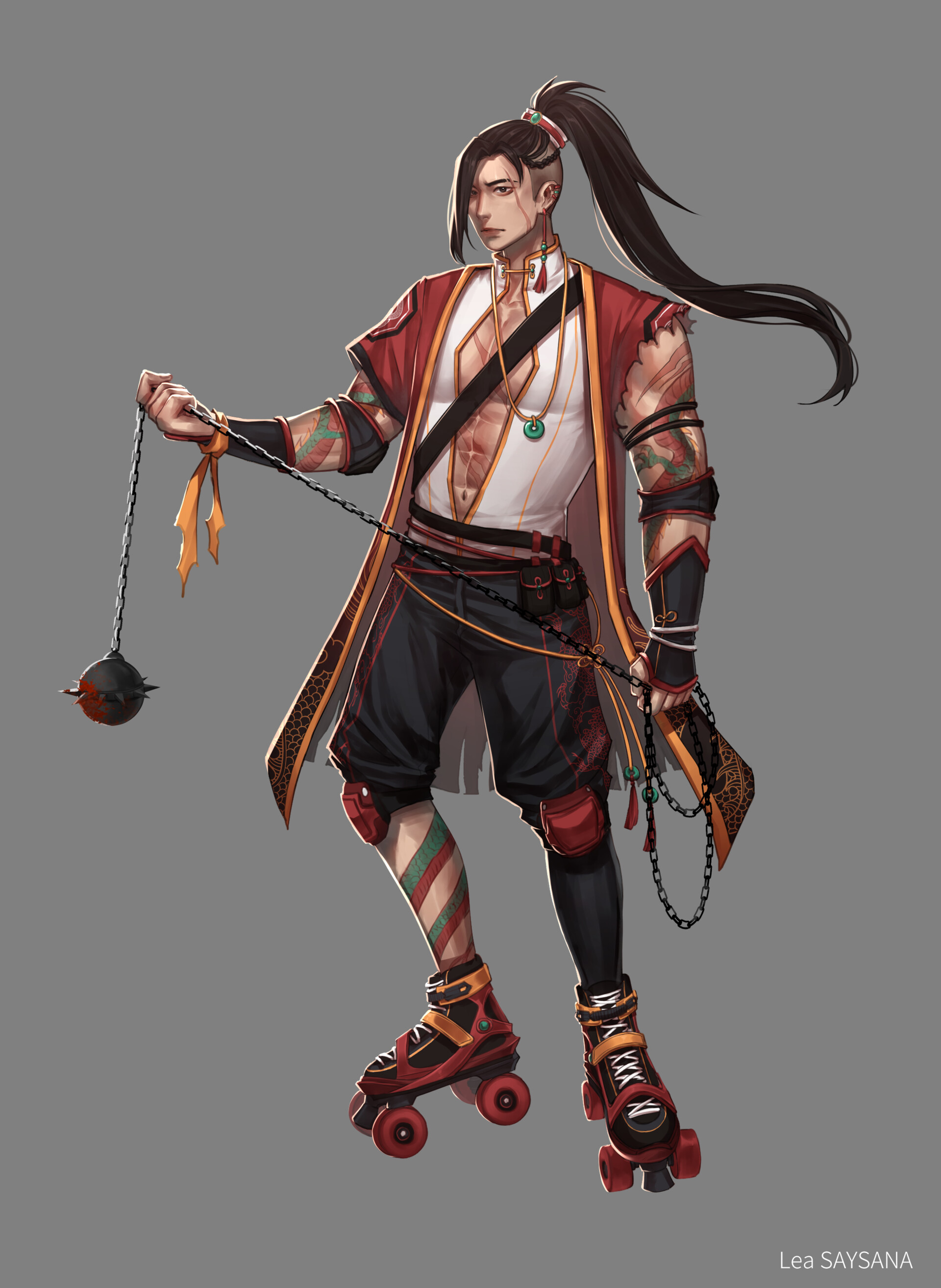 ArtStation - [CharacterDesign] Leader Fighter