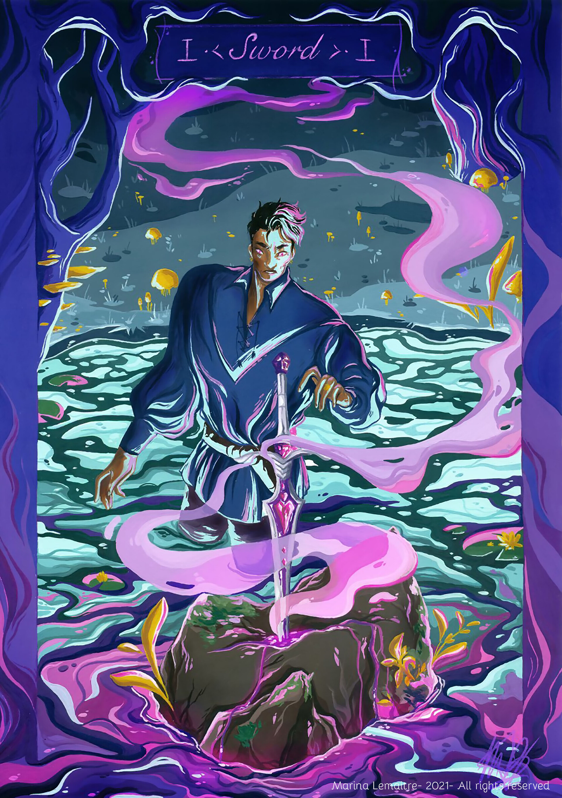 ArtStation - Cursed relic 1 - Sword