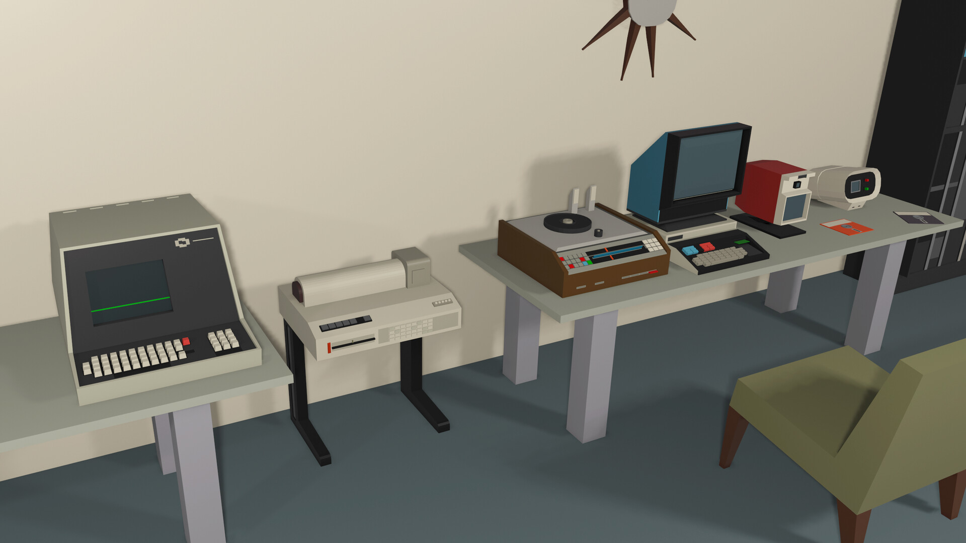 Andy Friedl - 3d retro tech game idea