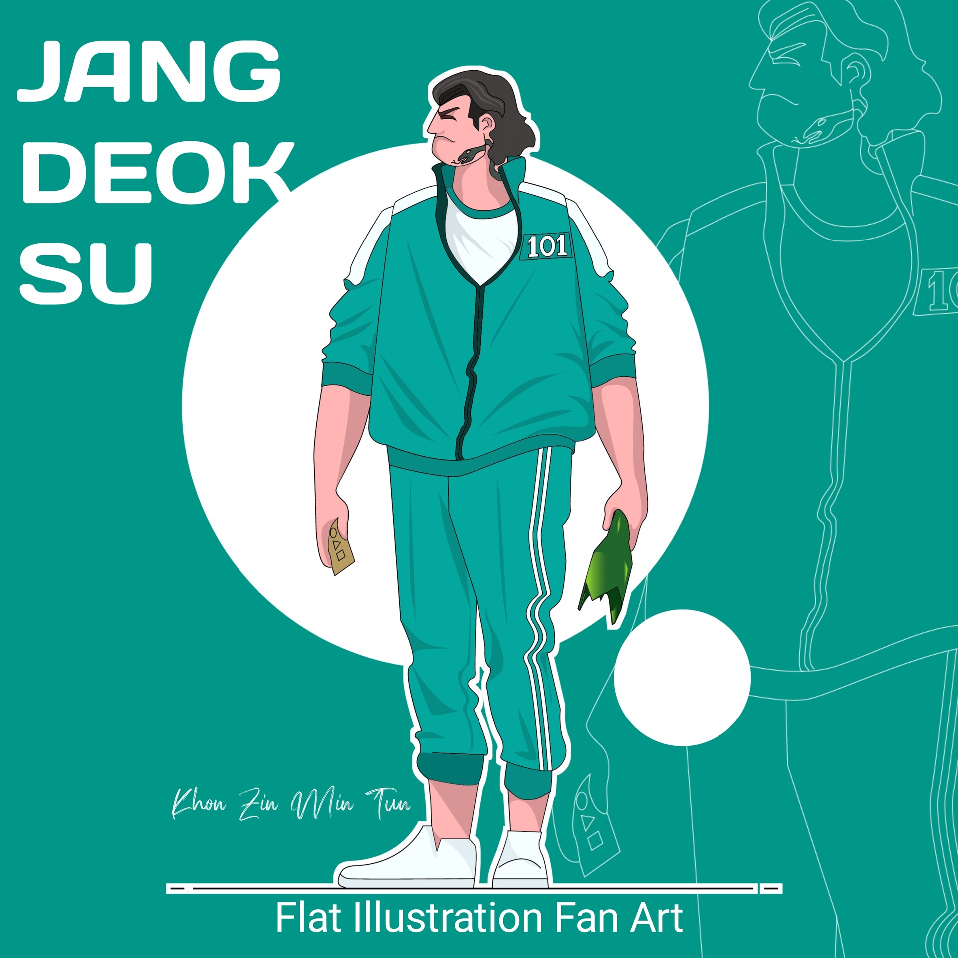 ArtStation - SQUID Game fan art