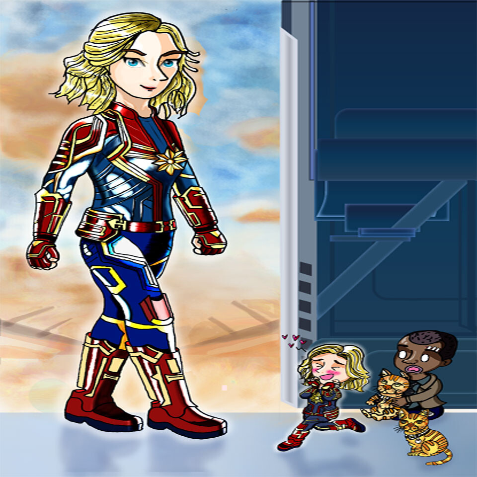 ArtStation - Captain Marvel